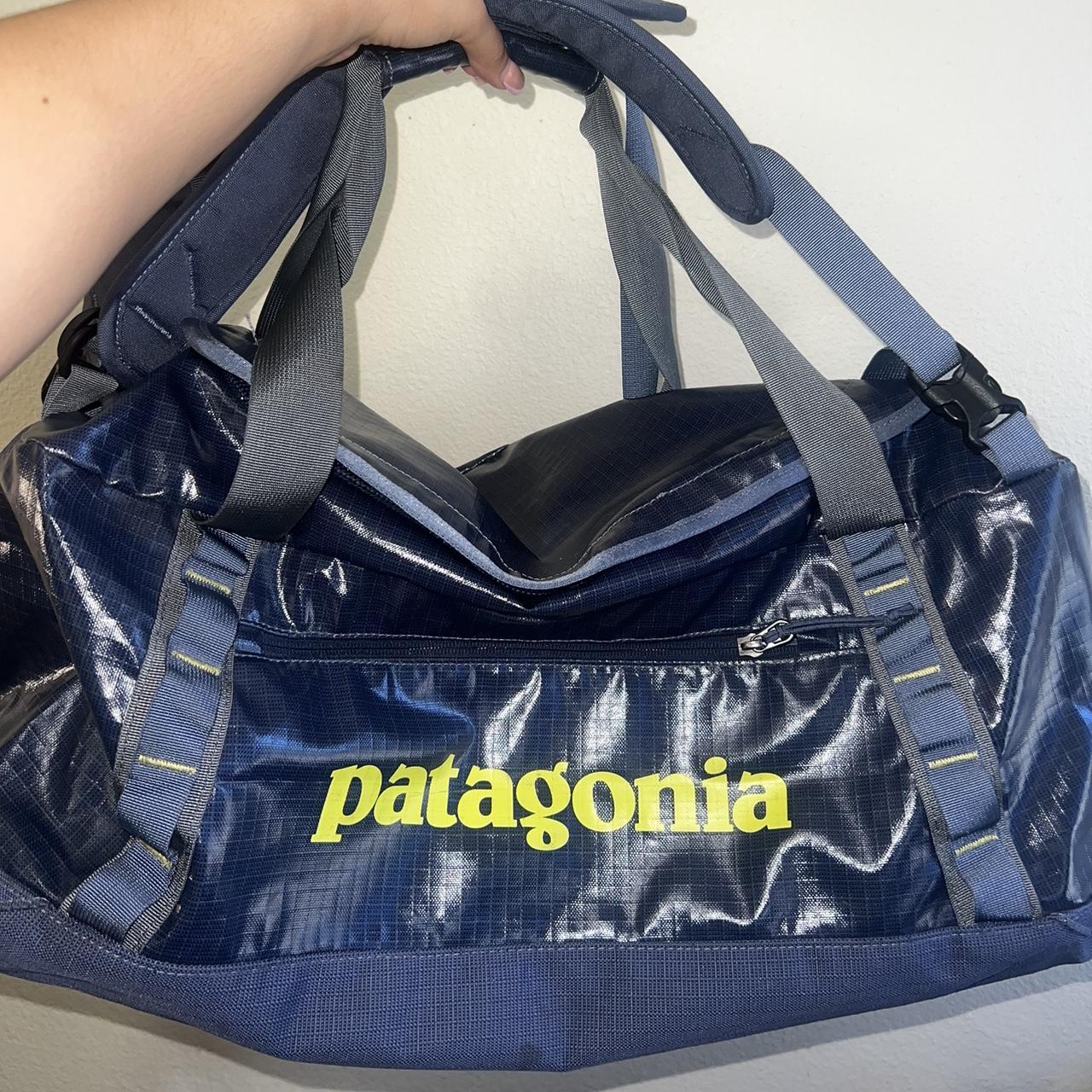 40L Patagonia Black Hole waterproof duffel/ Backpack... - Depop