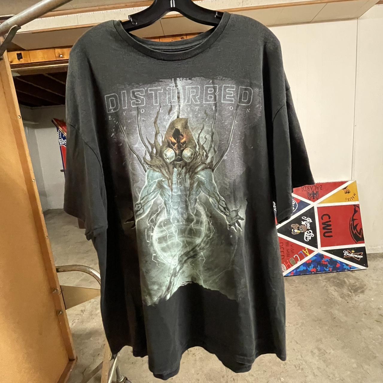 Disturbed tee Size XXL fits XL No flaws... - Depop