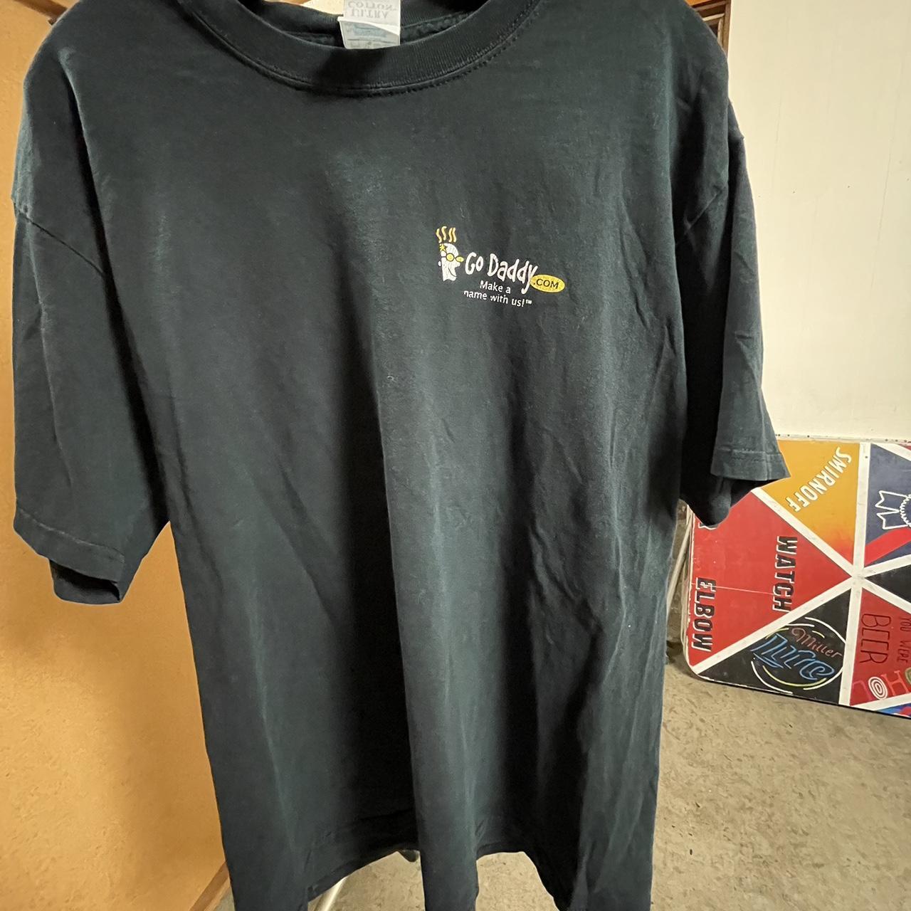 Early rare 2000s GoDaddy tee Size large No flaws... - Depop