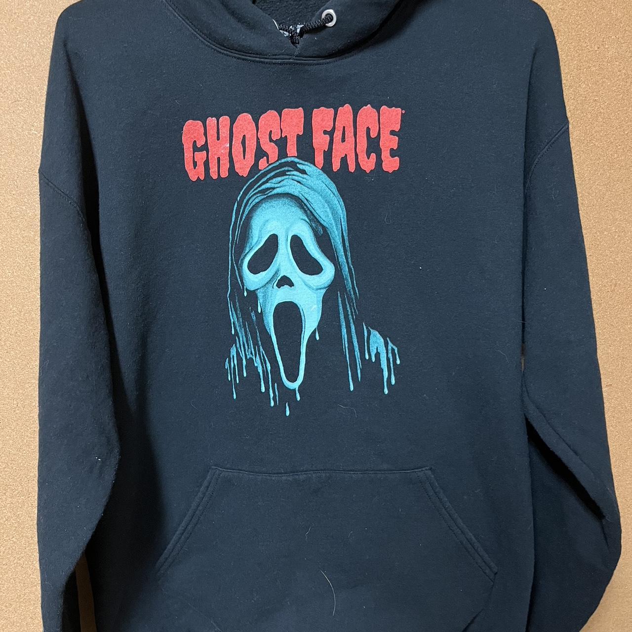 Ghost face hoodie Size large No flaws #vintage... - Depop