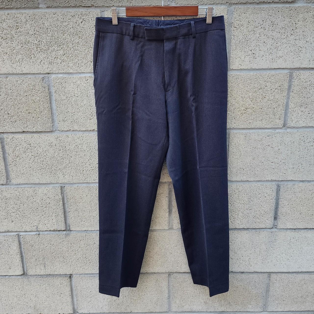 Hugo Boss Wool Black Dress Pants Mens Size... - Depop