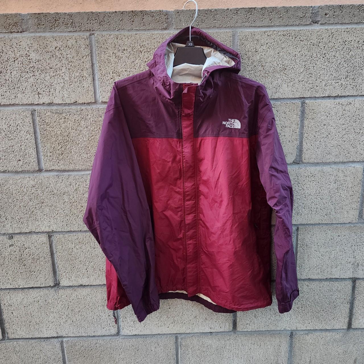 The North Face Hyvent 2.5l Light Jacket Red Mens... - Depop
