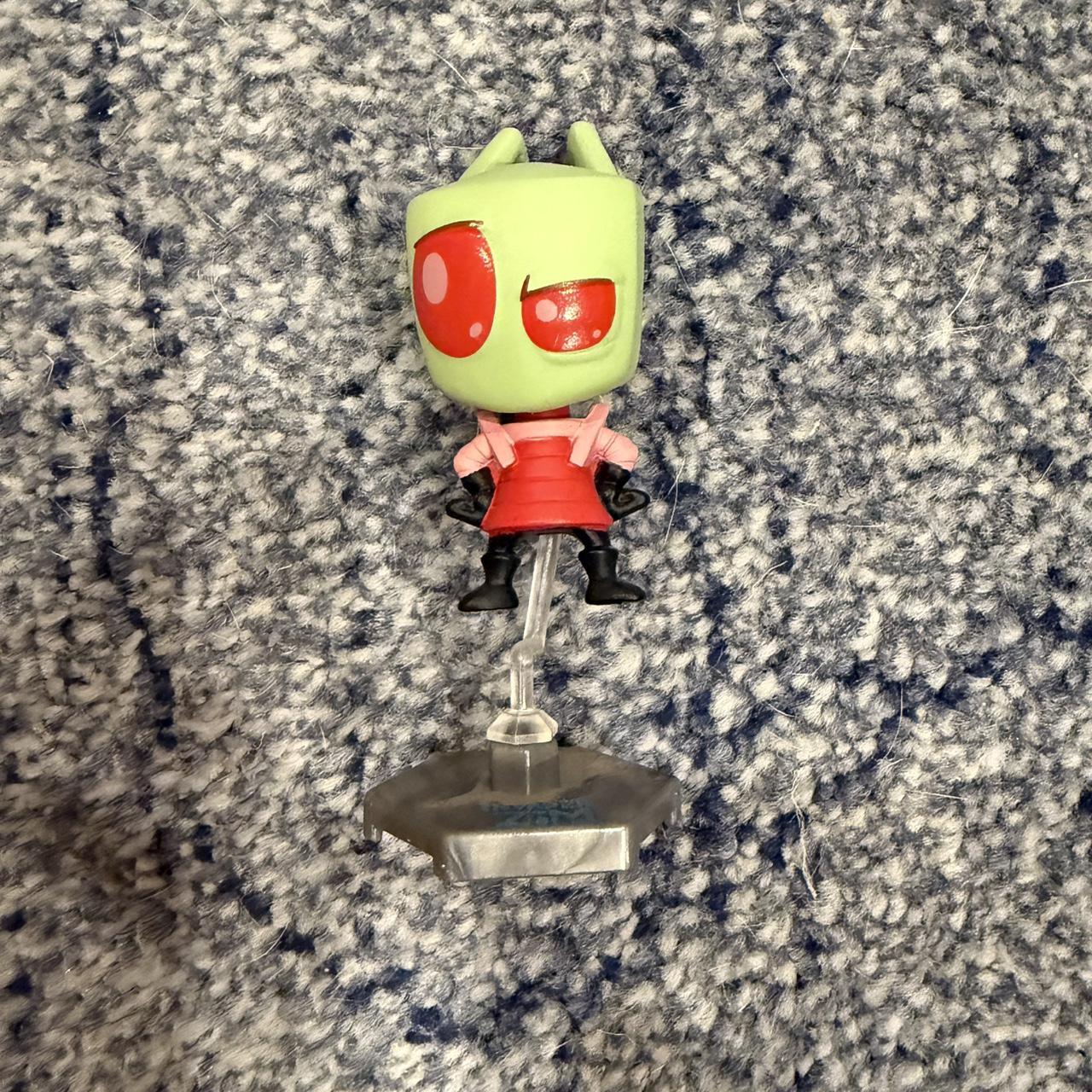 Invader Zim Nickelodeon Zim figurine with base. #Y2K... | Depop