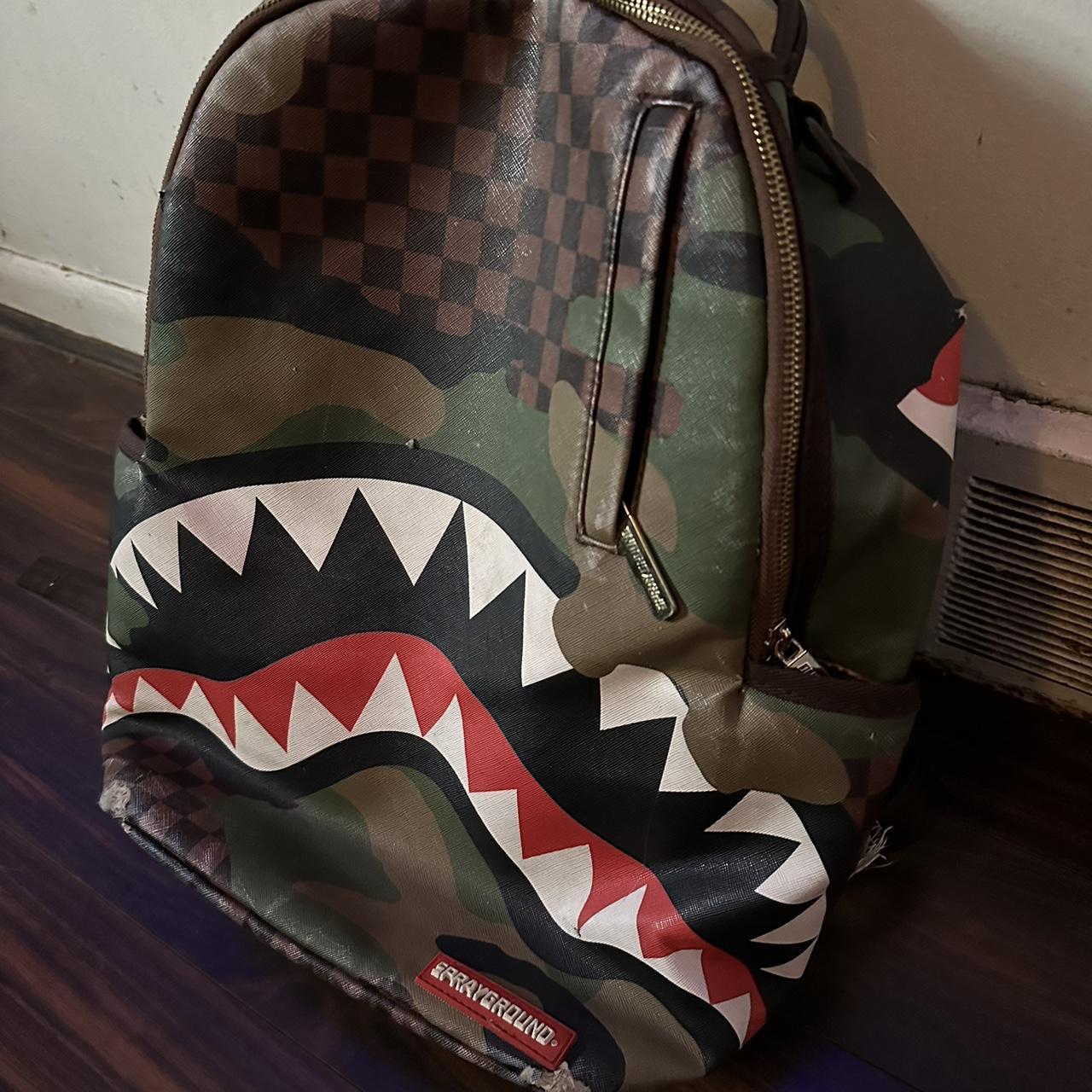 Spray ground book bag - Depop