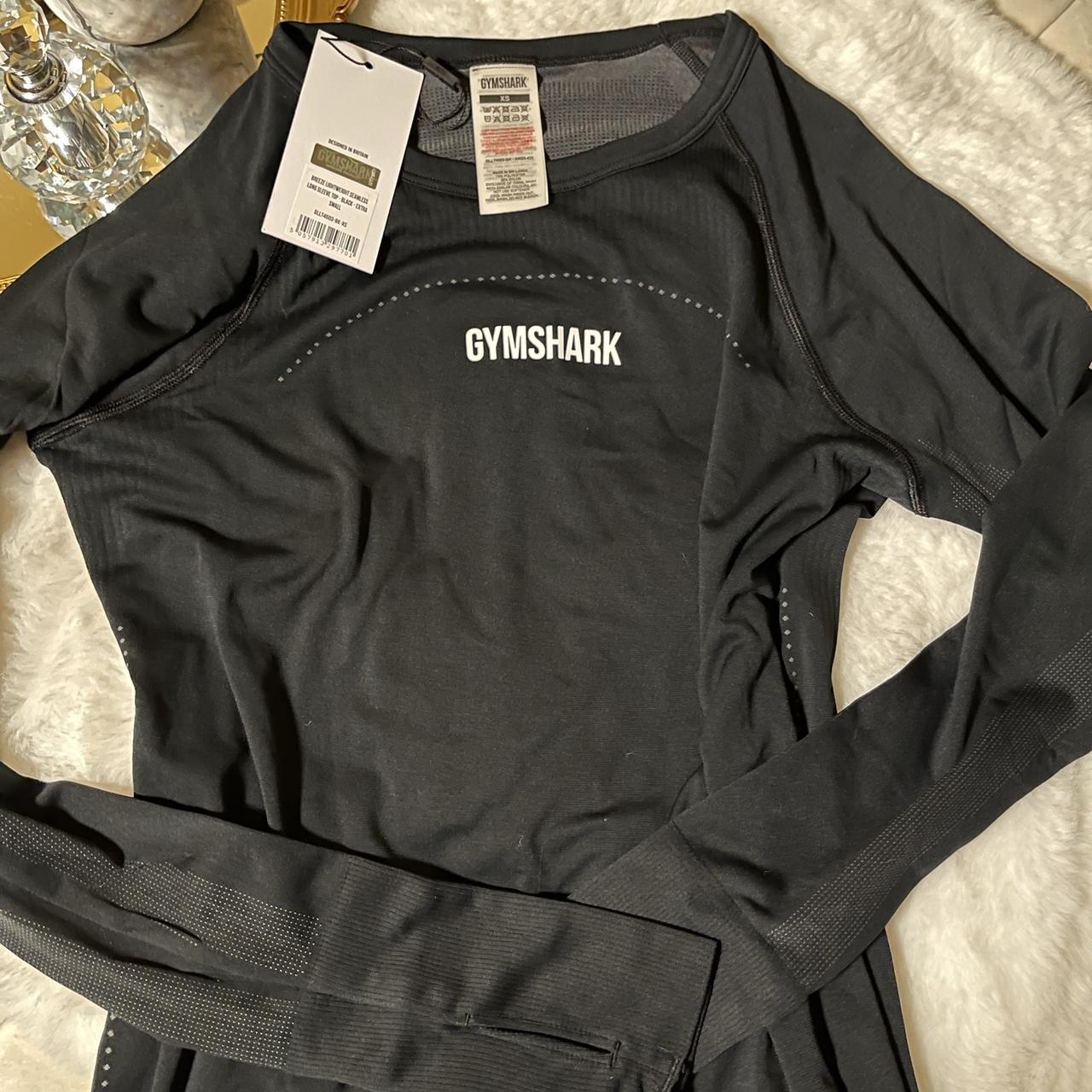Gymshark Women's Black Shirt | Depop