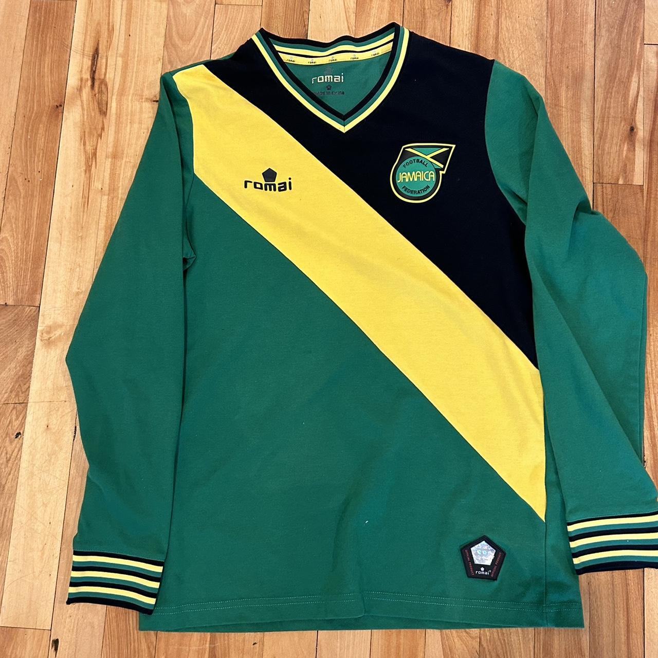 Jamaica football/soccer kit long sleeve. amazing... - Depop