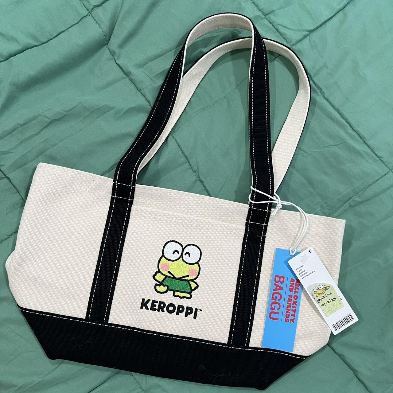 SMALL Keroppi Baggu Tote $50 + ship! :) FIRM ON... - Depop