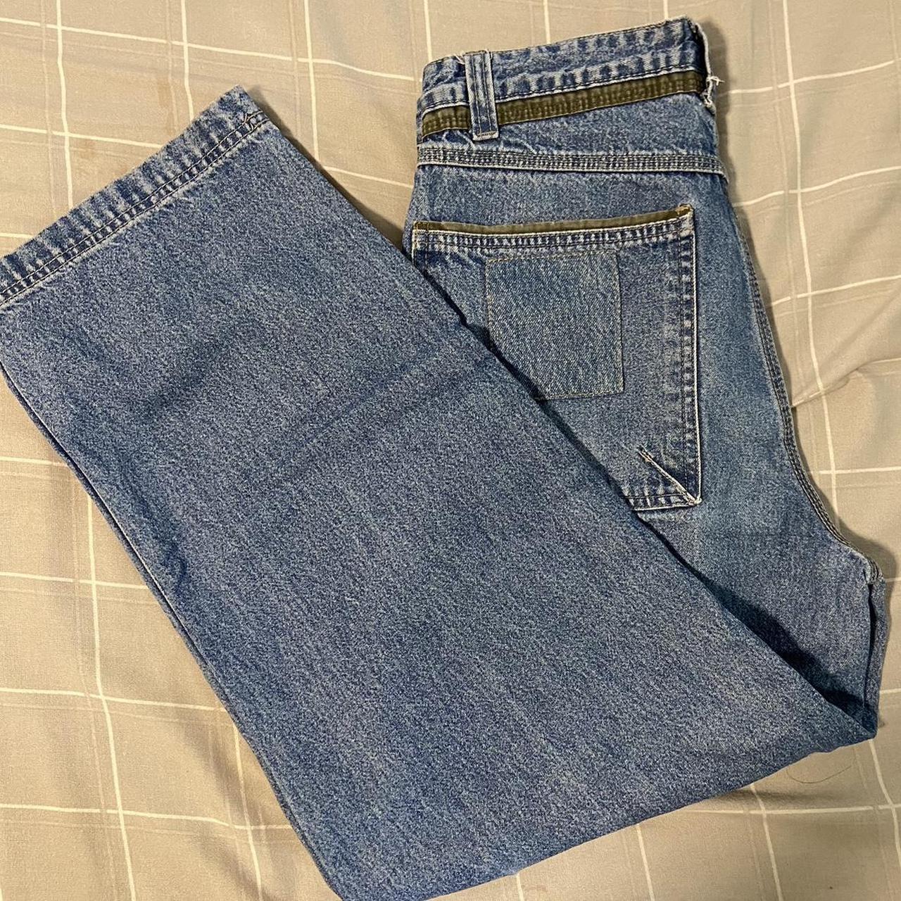 Faded Glory Blue Baggy Jeans Size 32/30 - Depop