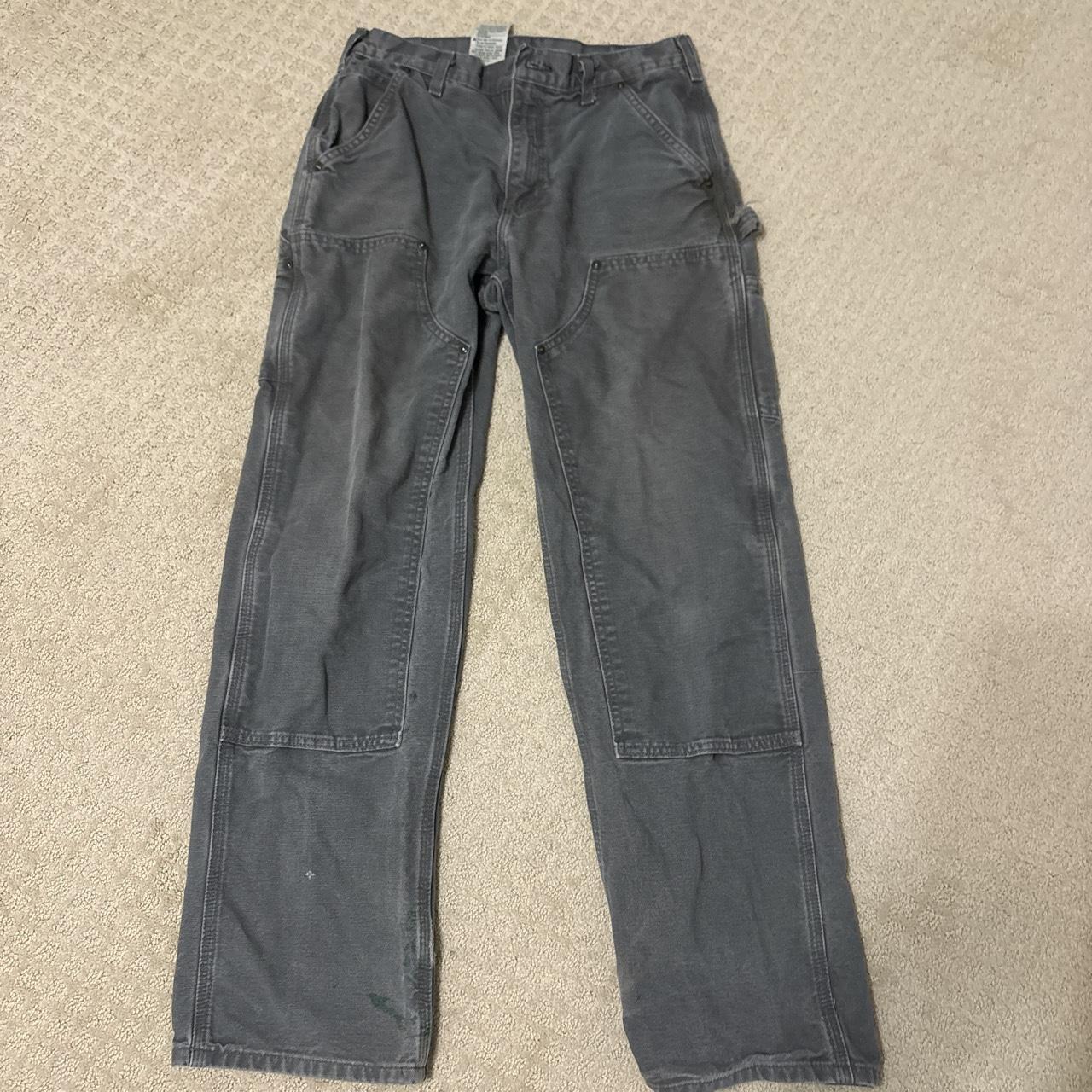 Men's Carhartt Double Knee Pants Size: 30X32... - Depop