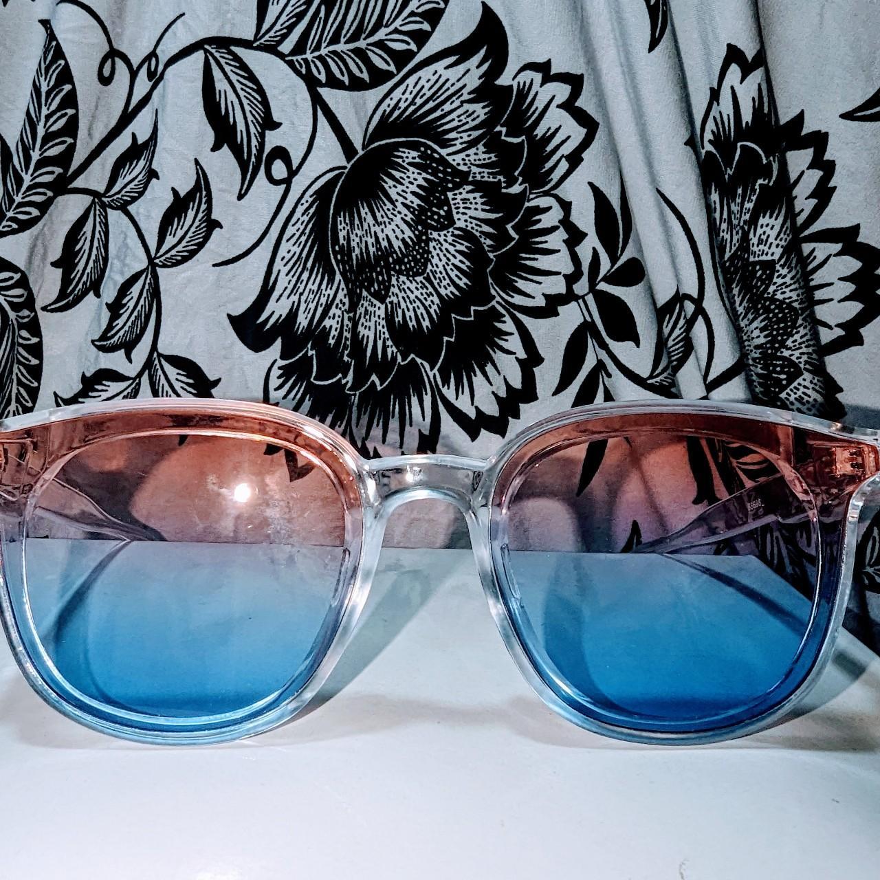 Multi color gradient sunglasses. Brand new with... - Depop