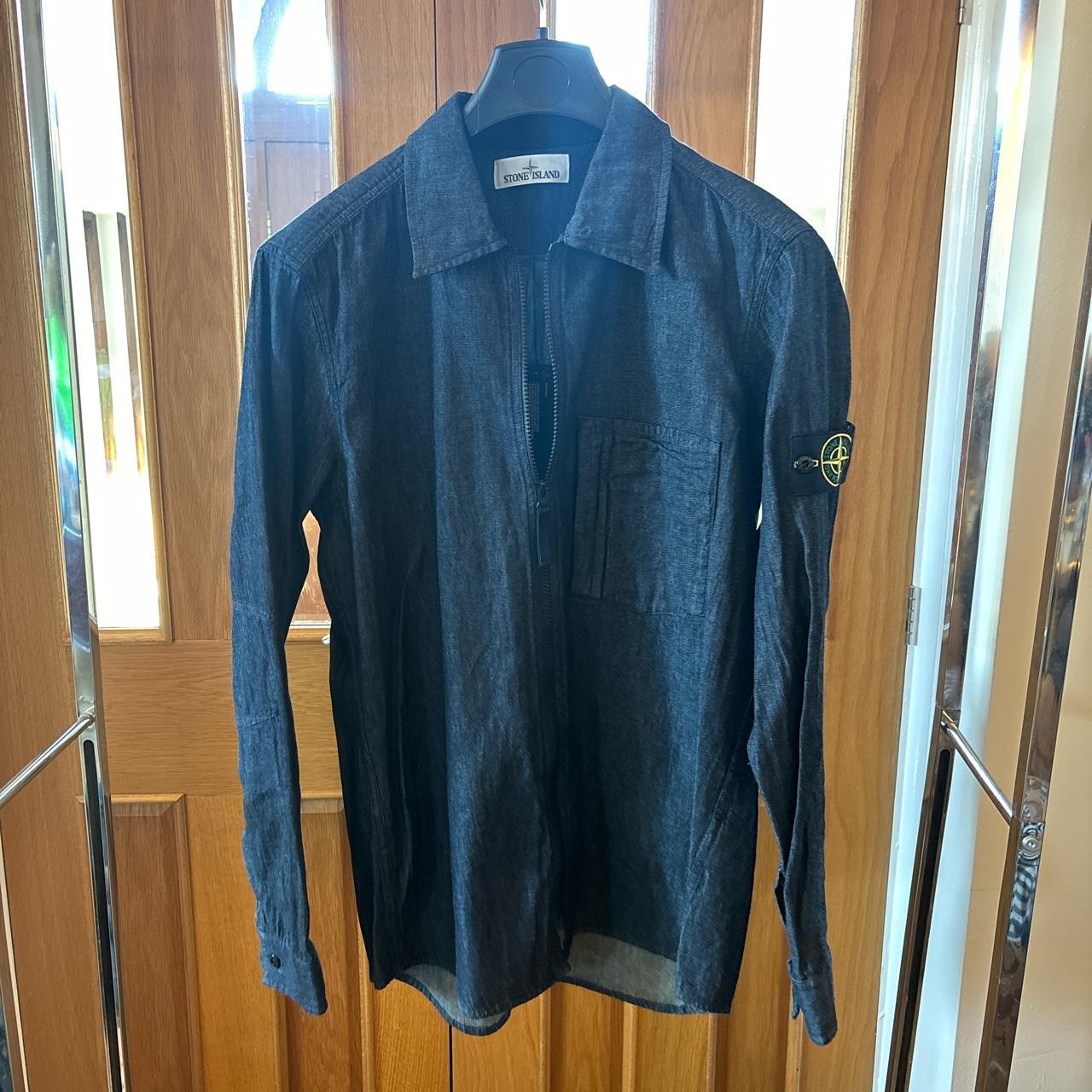 Stone Island Denim Shacket - Depop