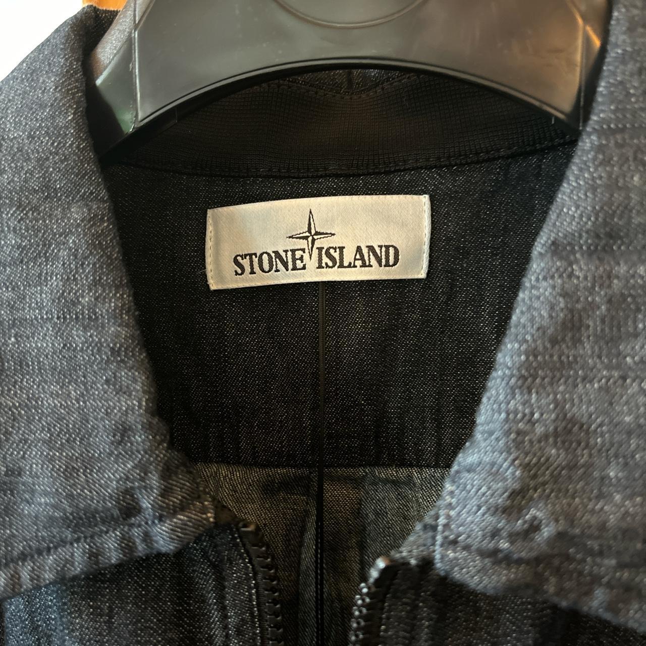 Stone Island Denim Shacket - Depop