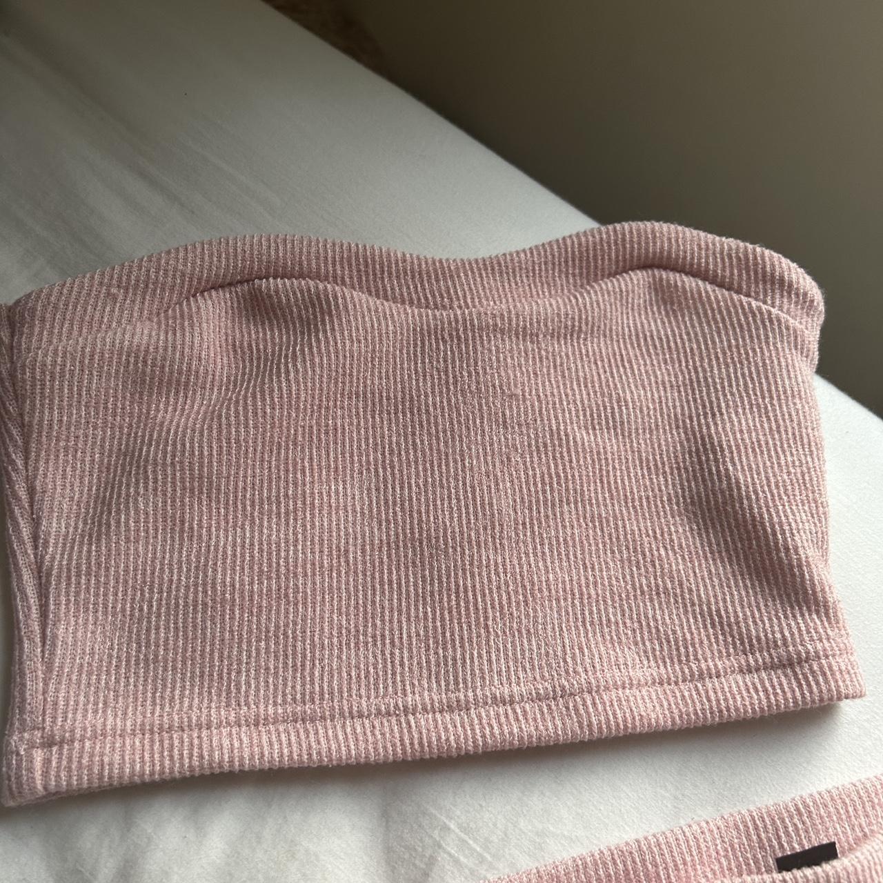 Shein tube top and shorts set -no defects -so cute... - Depop