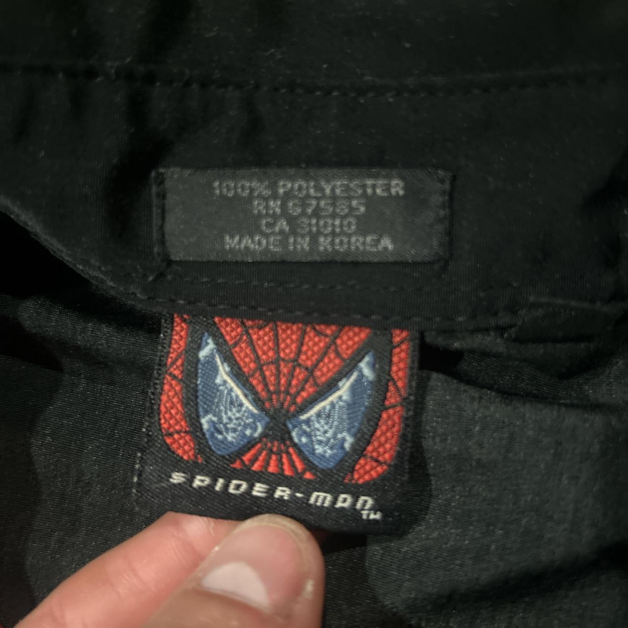 Vintage 2002 Y2K Spider Man Button up Marvel movie... | Depop