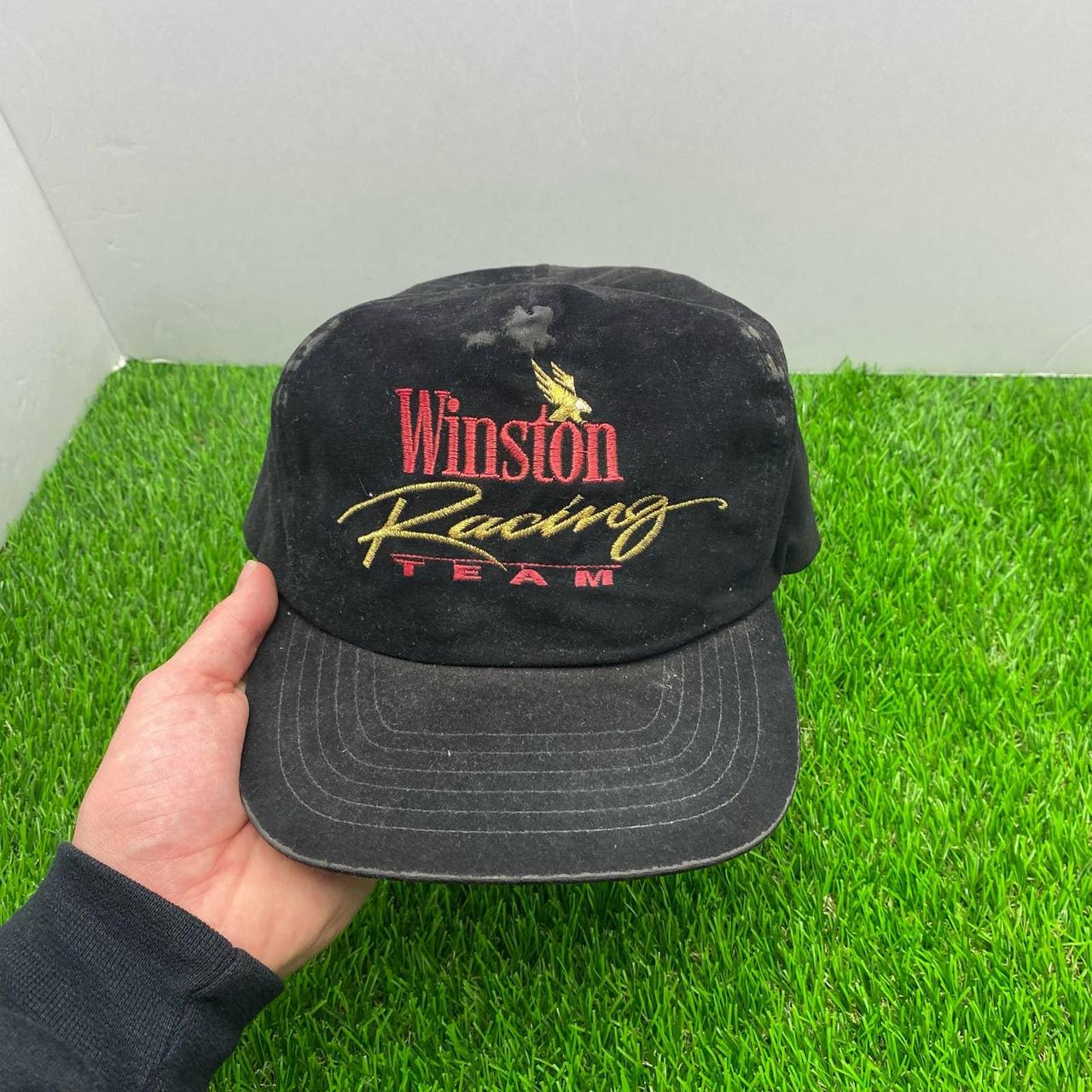 Vintage Winston Racing Hat -FREE SHIPPING FREE... - Depop