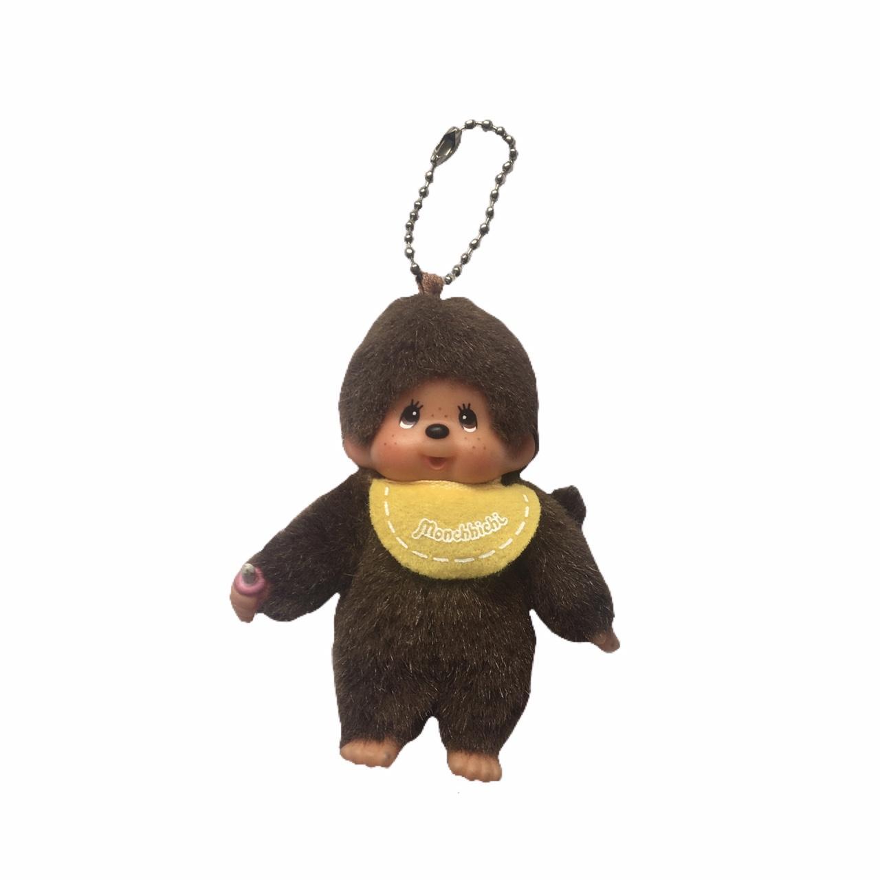 Y2K 00s Vintage Monchichi Japanese monkey bag charm... - Depop