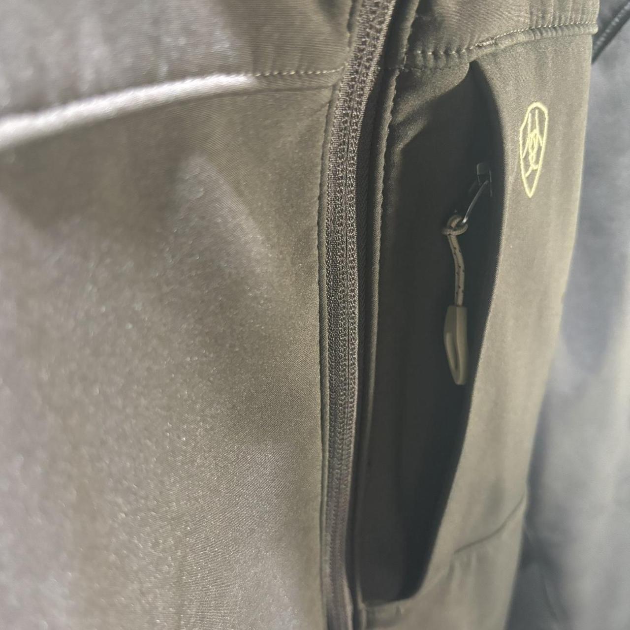 Large Brown Soft Shell Ariat Jacket In great... - Depop