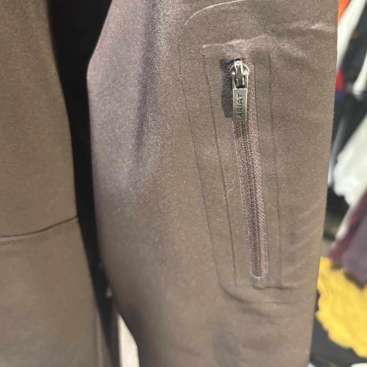 Large Brown Soft Shell Ariat Jacket In great... - Depop