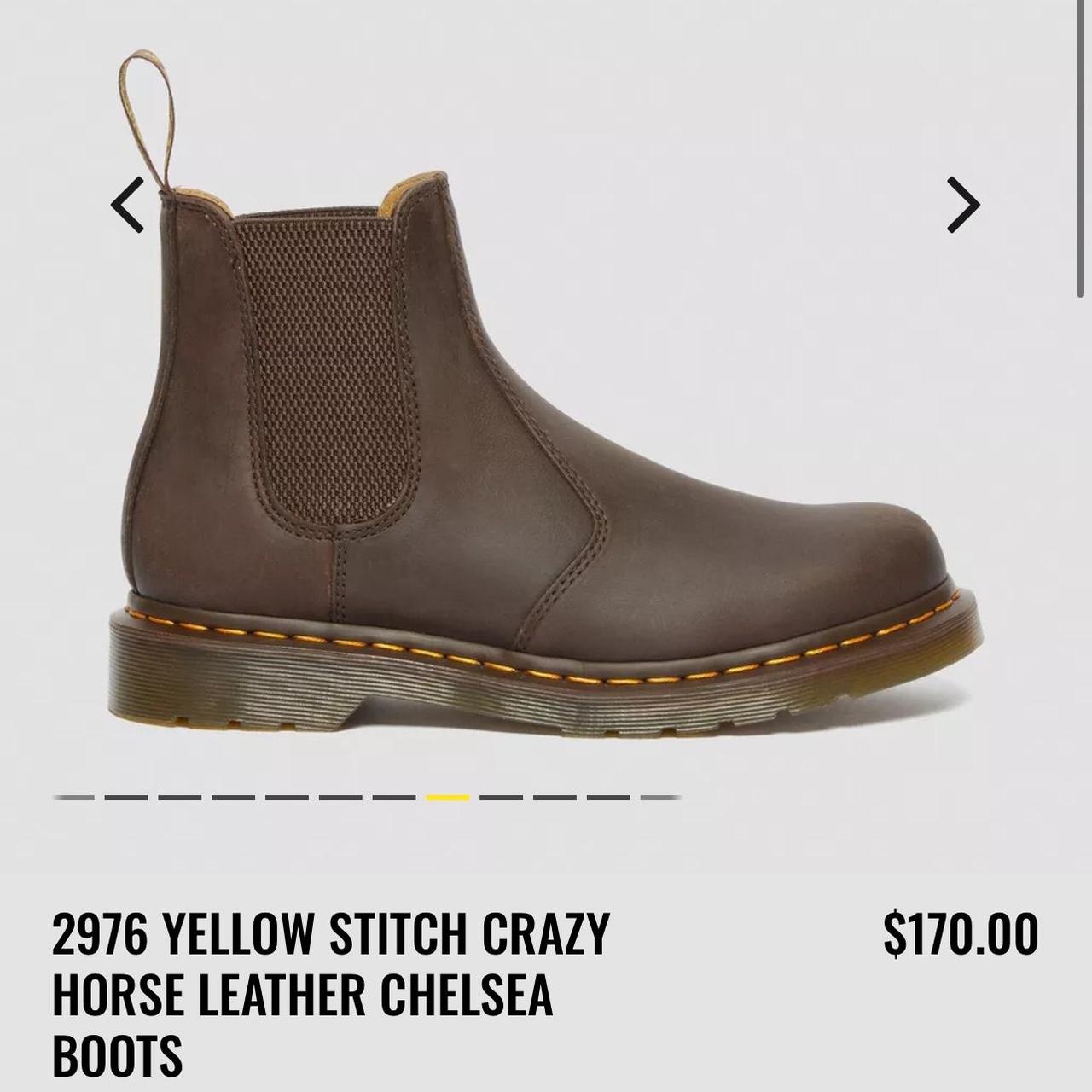 Brown Doc Marten Chelsea Boots Worn For One Winter Depop