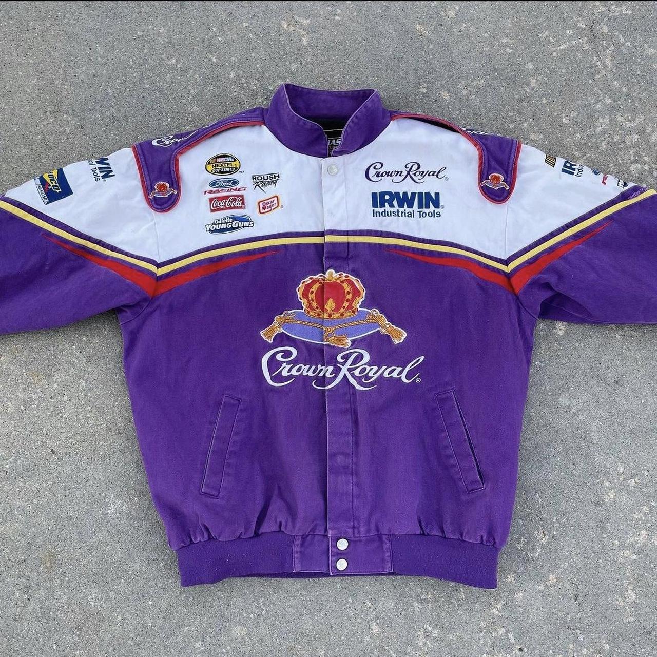Vintage Crown Royal Racing Jacket DETAILS: Sweet... - Depop