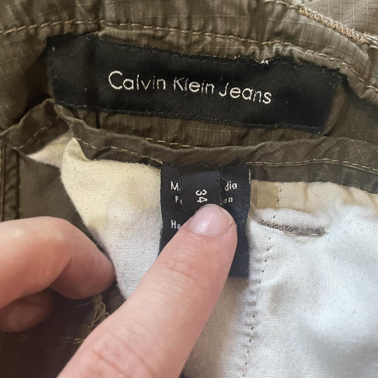Calvin Klein Cargo Shorts - Good condition, some... - Depop