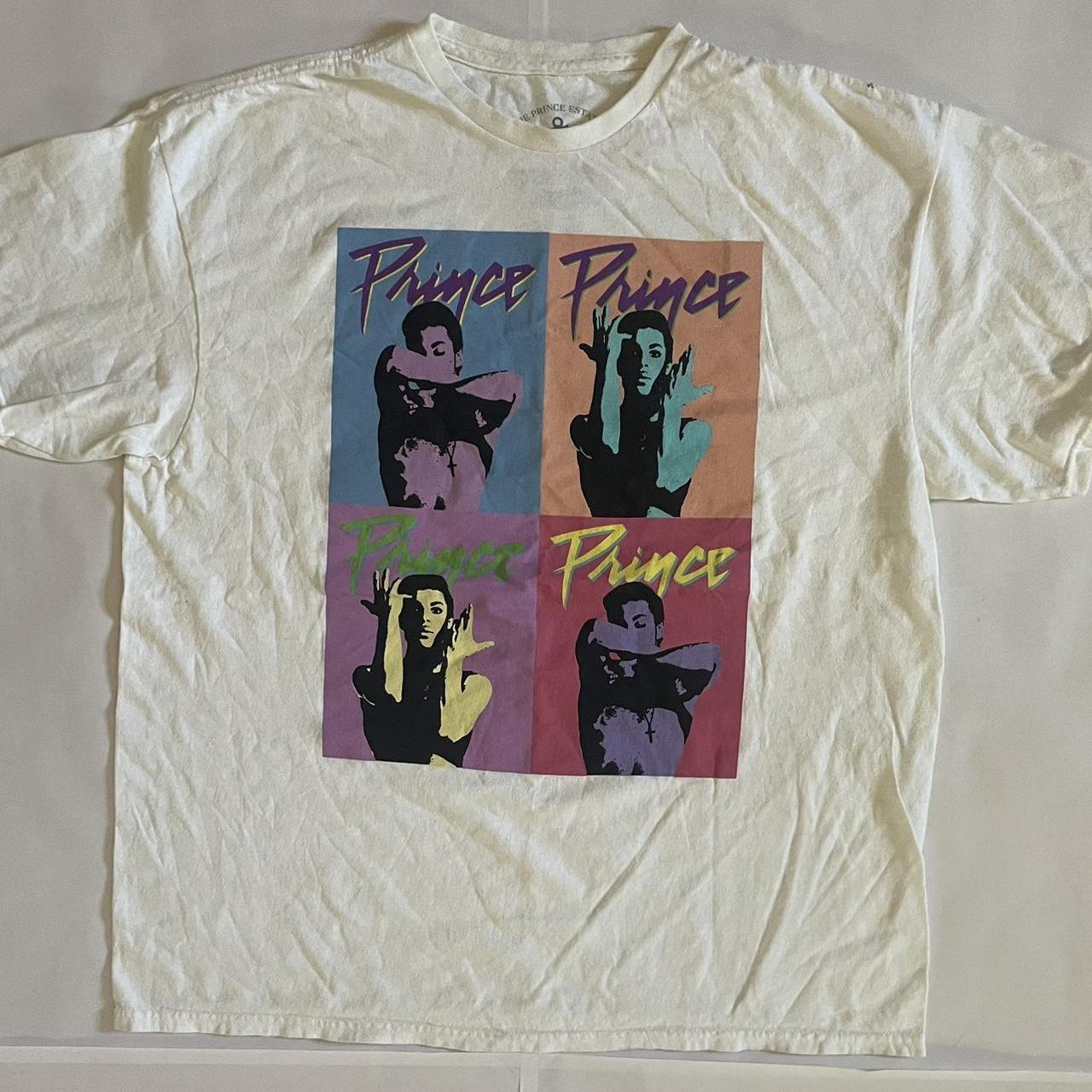 large multicolored prince shirt. | Depop