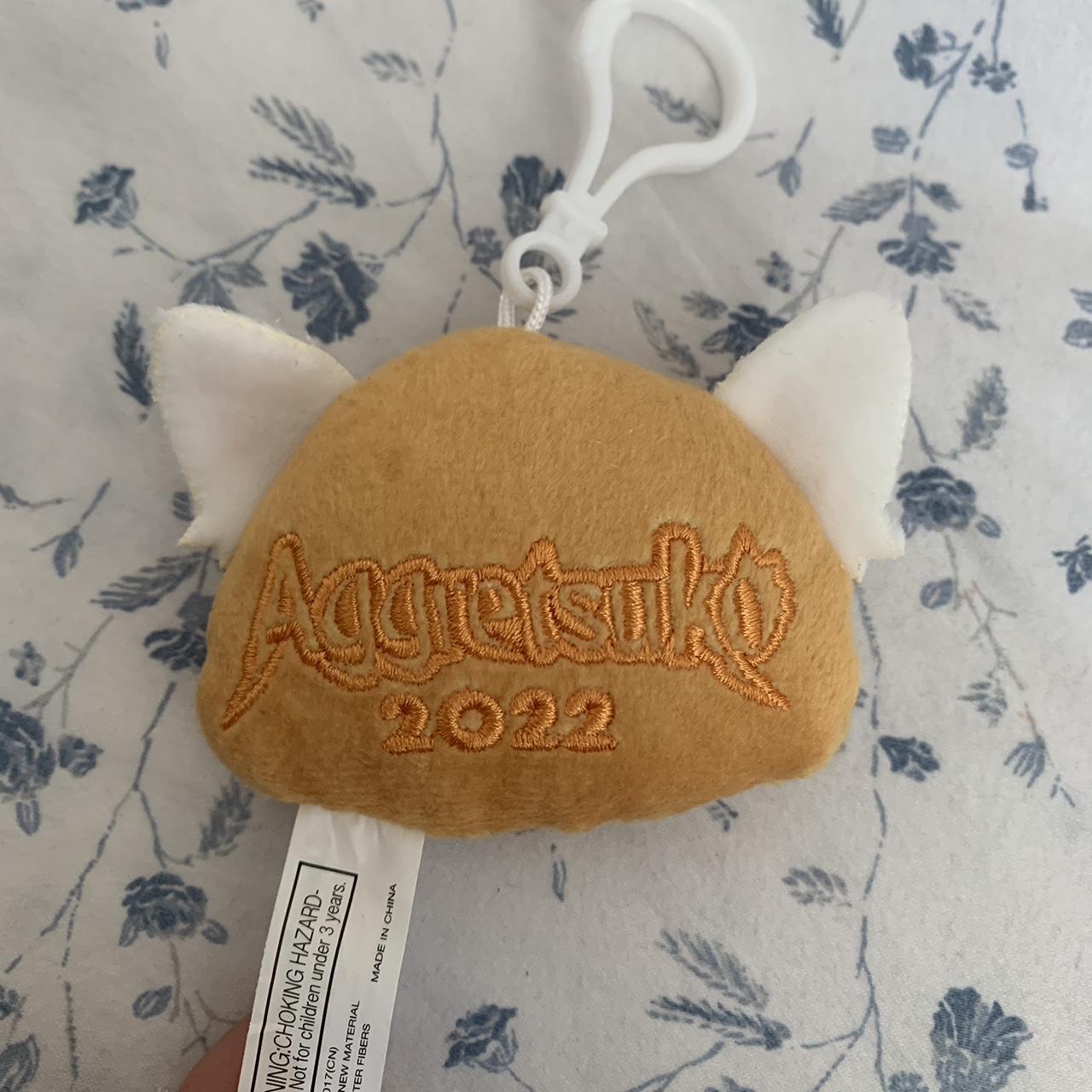 Sanrio keychain head aggretsuko mascot plush - Depop