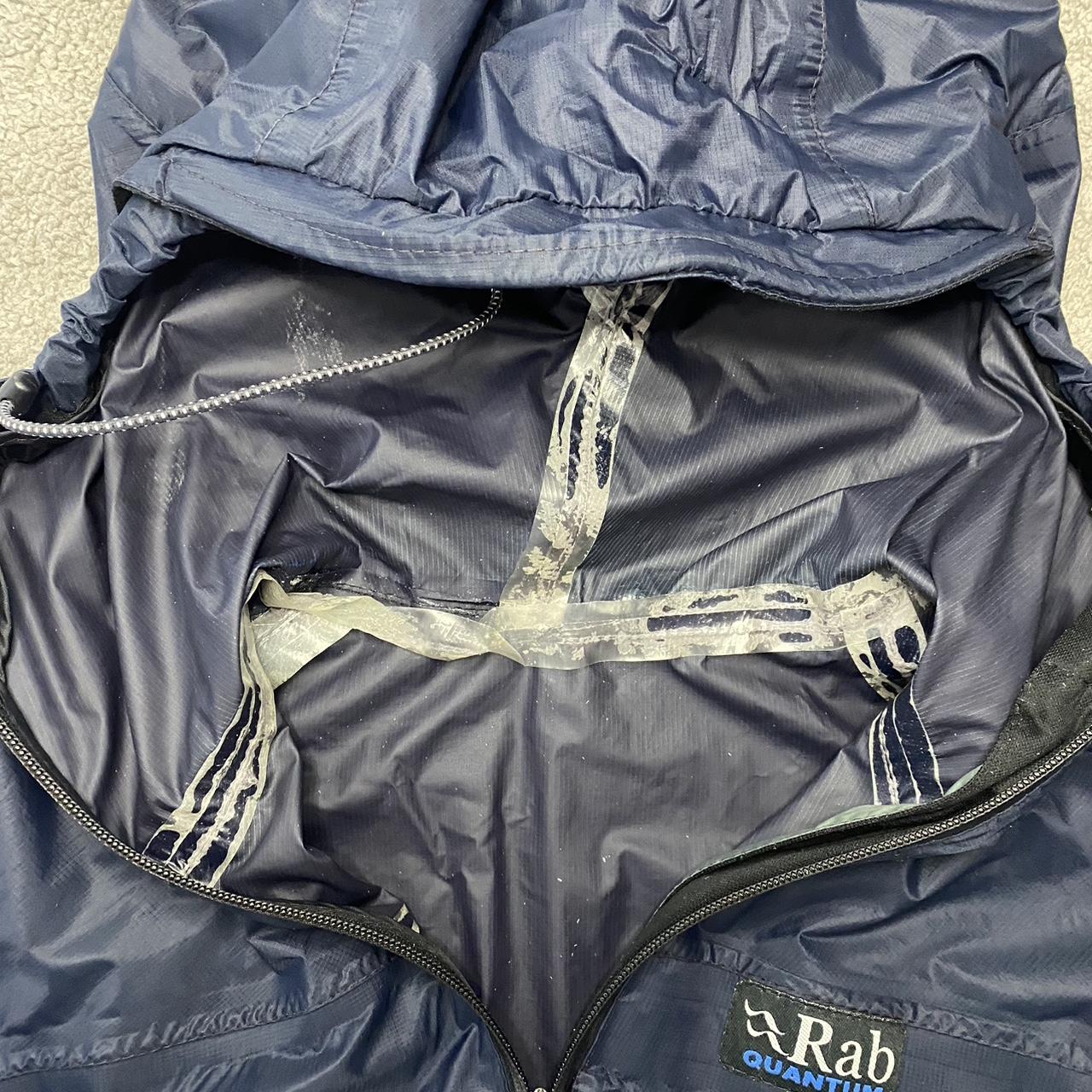 Mens Rab Vapourise Navy Full Zip Waterproof, S. Pit... - Depop