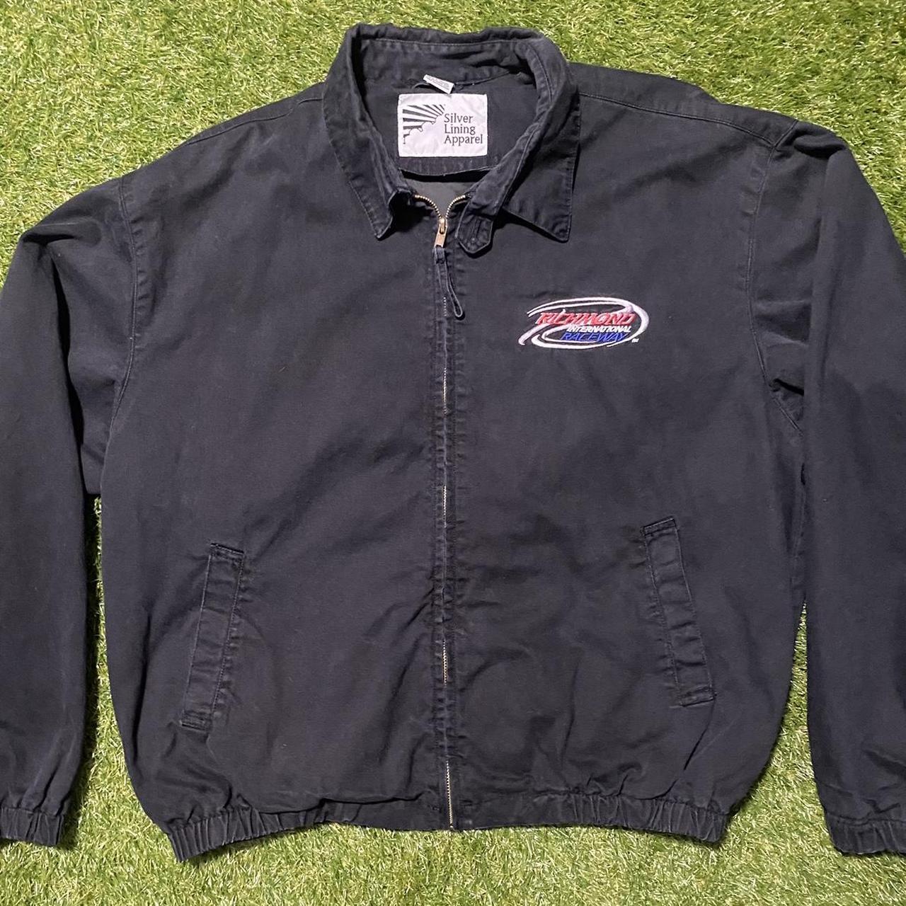 Richmond International Raceway Racing Jacket Cropped... - Depop