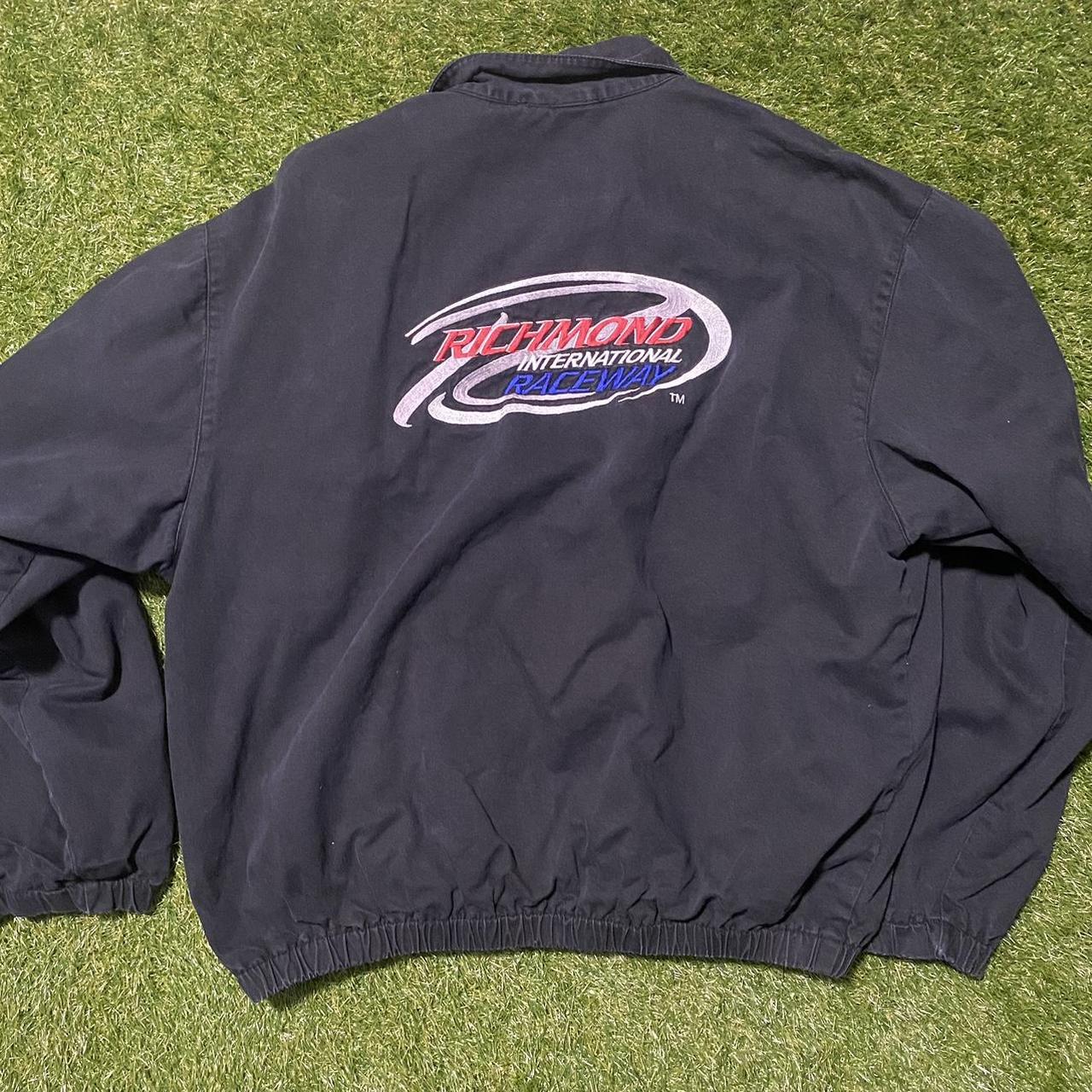 Richmond International Raceway Racing Jacket Cropped... - Depop
