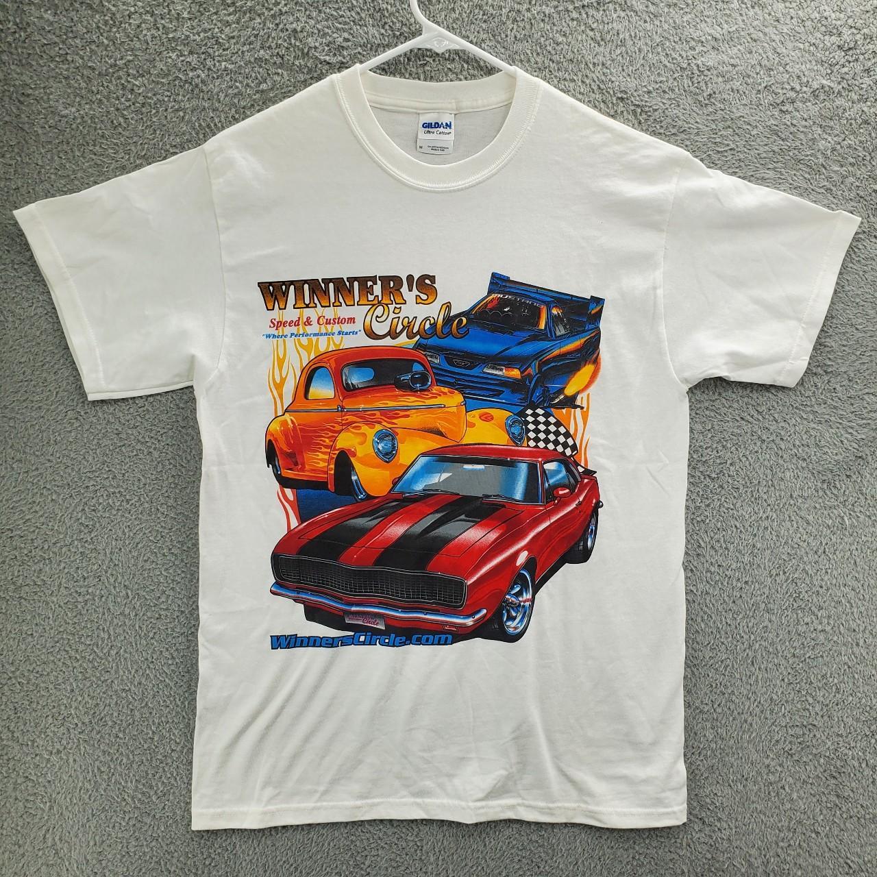 Winners Circle Racing Cars T Shirt Gildan Size... - Depop