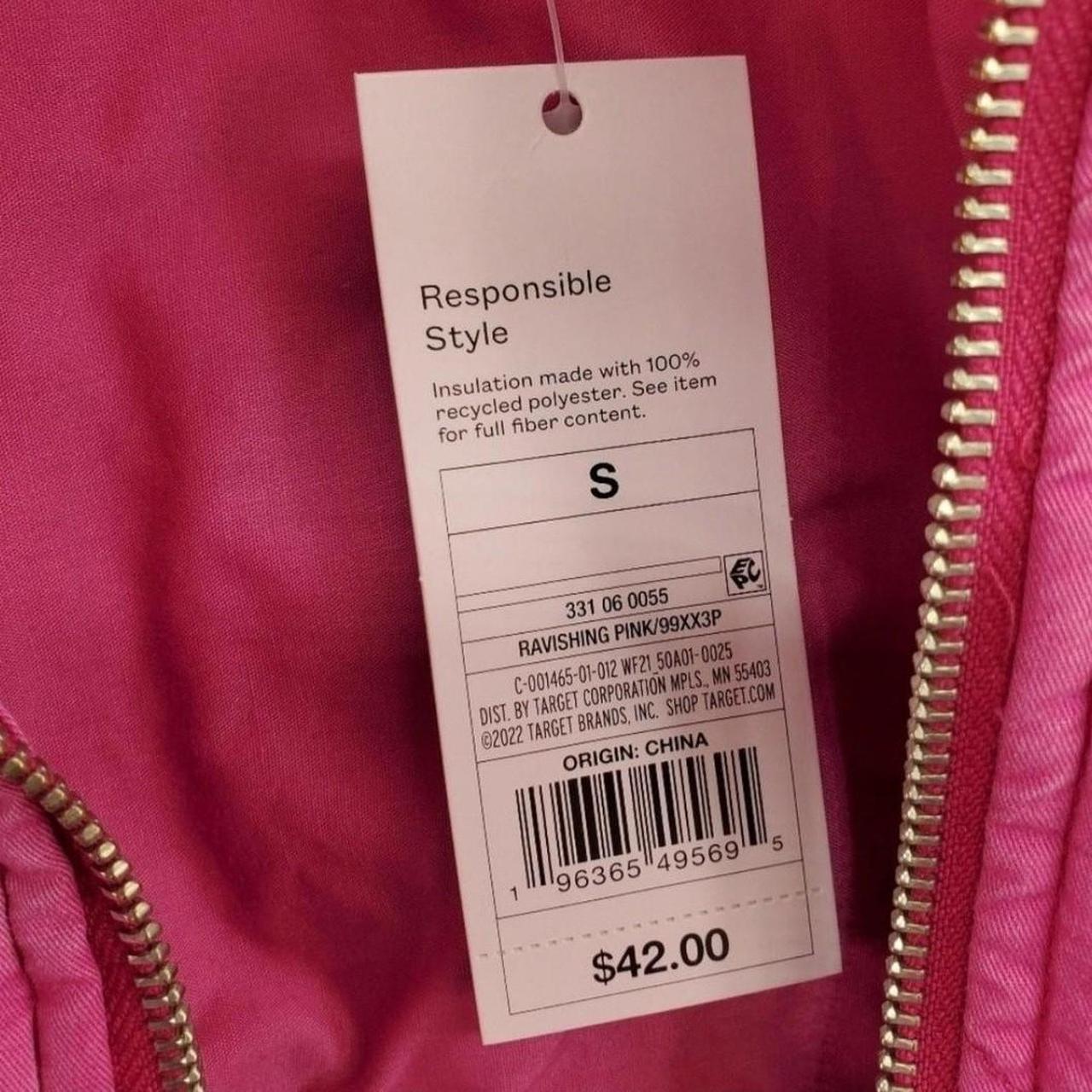 Wild Fable Quilted Bomber Jacket Ravishing Pink... - Depop