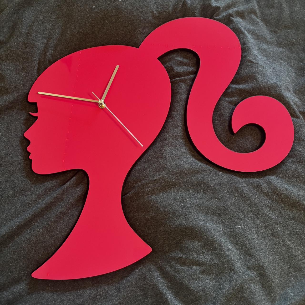 Barbie clock - a unique, eye-catching piece for your... - Depop