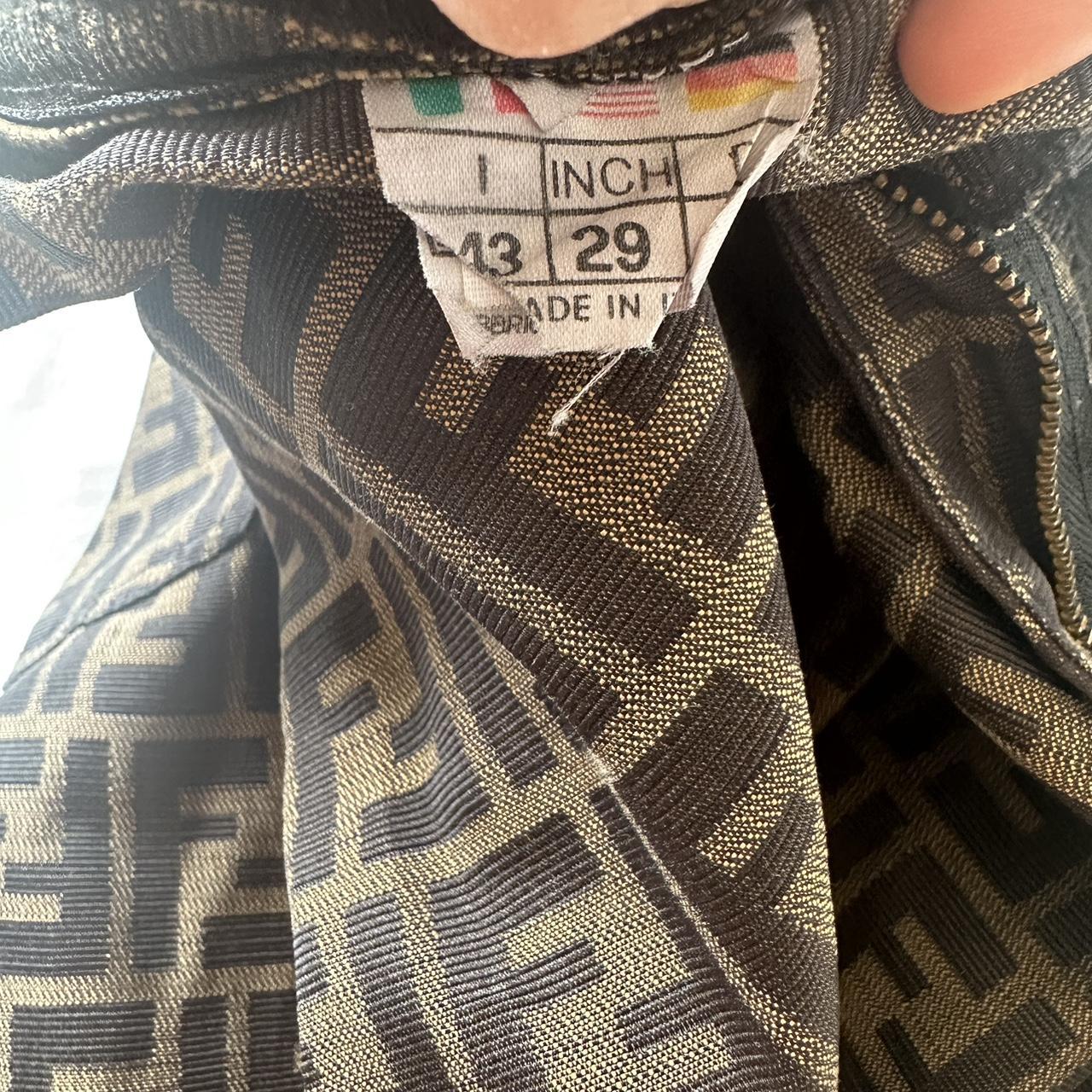 Fendi trousers Vintage fendi trouser Tag says W29... - Depop