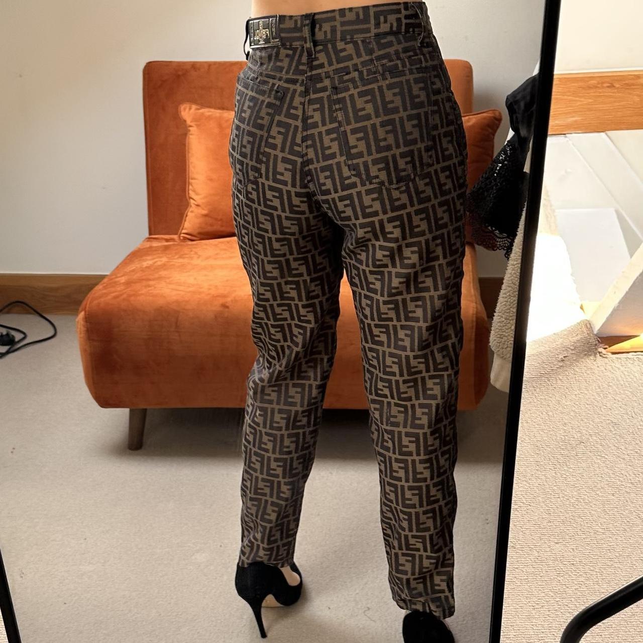 Fendi trousers Vintage fendi trouser Tag says W29... - Depop