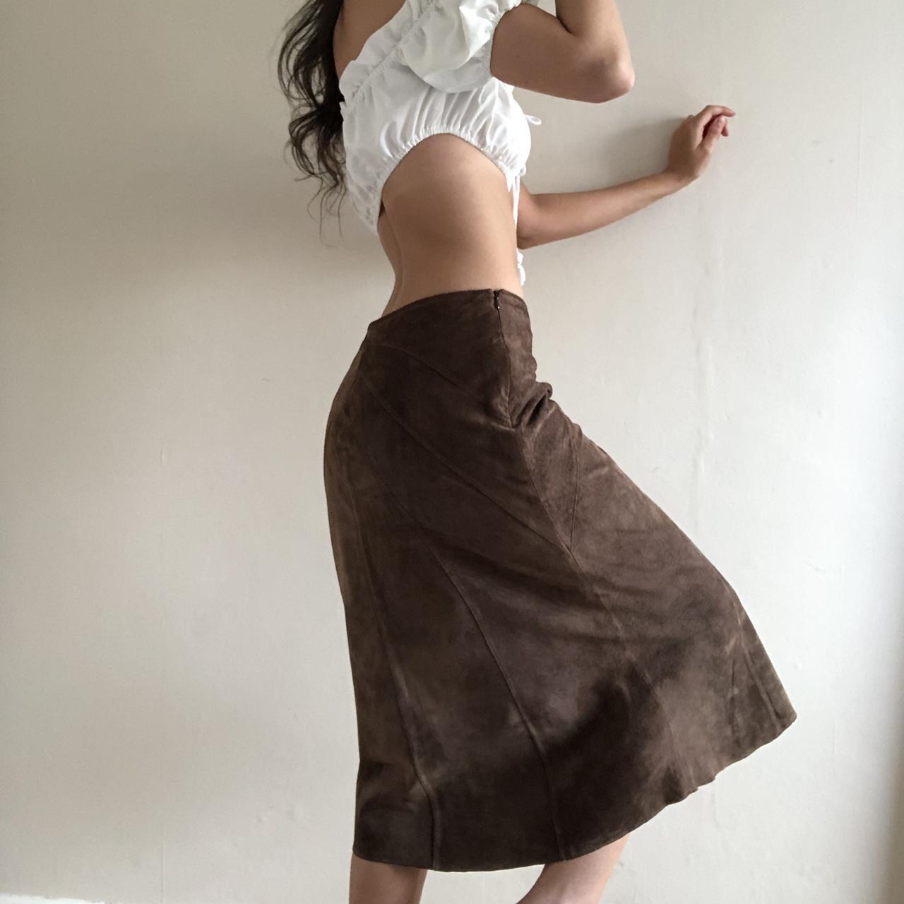 Monsoon brown suede 70s daisy jones and the six... - Depop