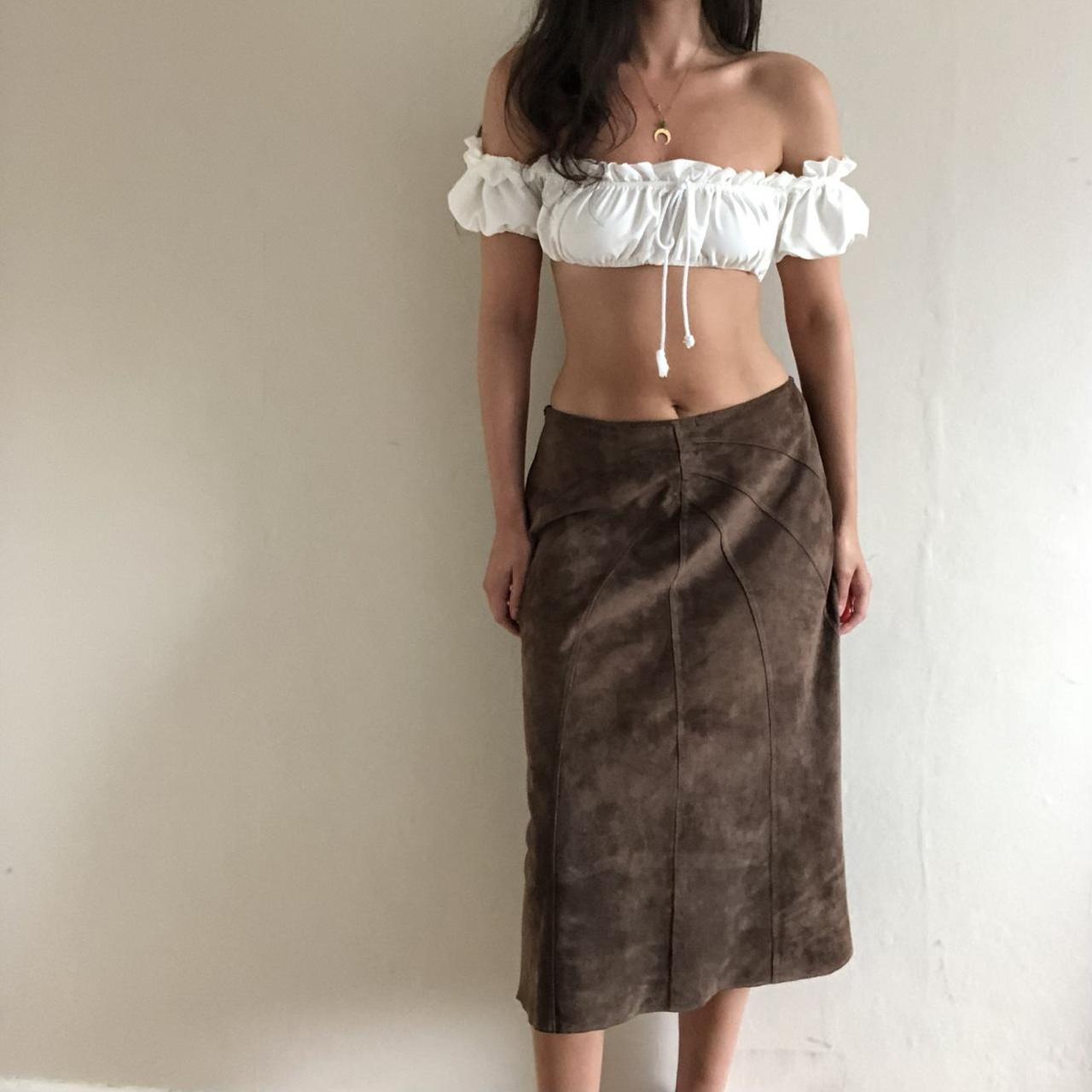 Monsoon brown suede 70s daisy jones and the six... - Depop