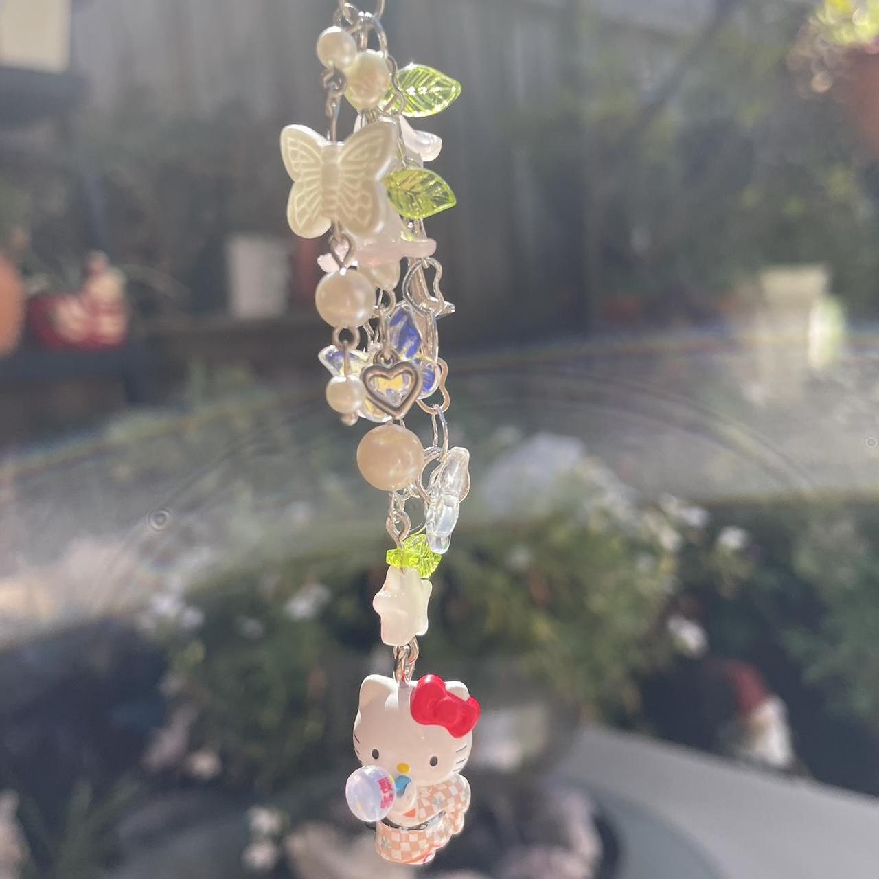 🌸 hello kitty phone charm handmade by me price... - Depop