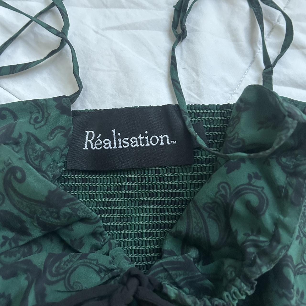 stunning Realisation Par green dress In perfect... - Depop