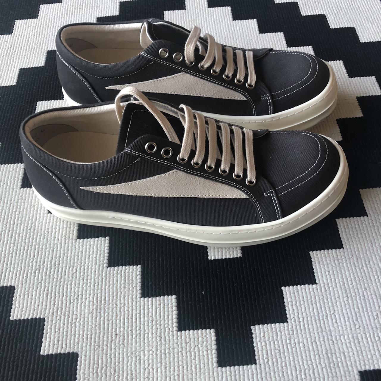 Ricks vans DRKSHDW canvas Size 42EU 9US no box Sold... - Depop