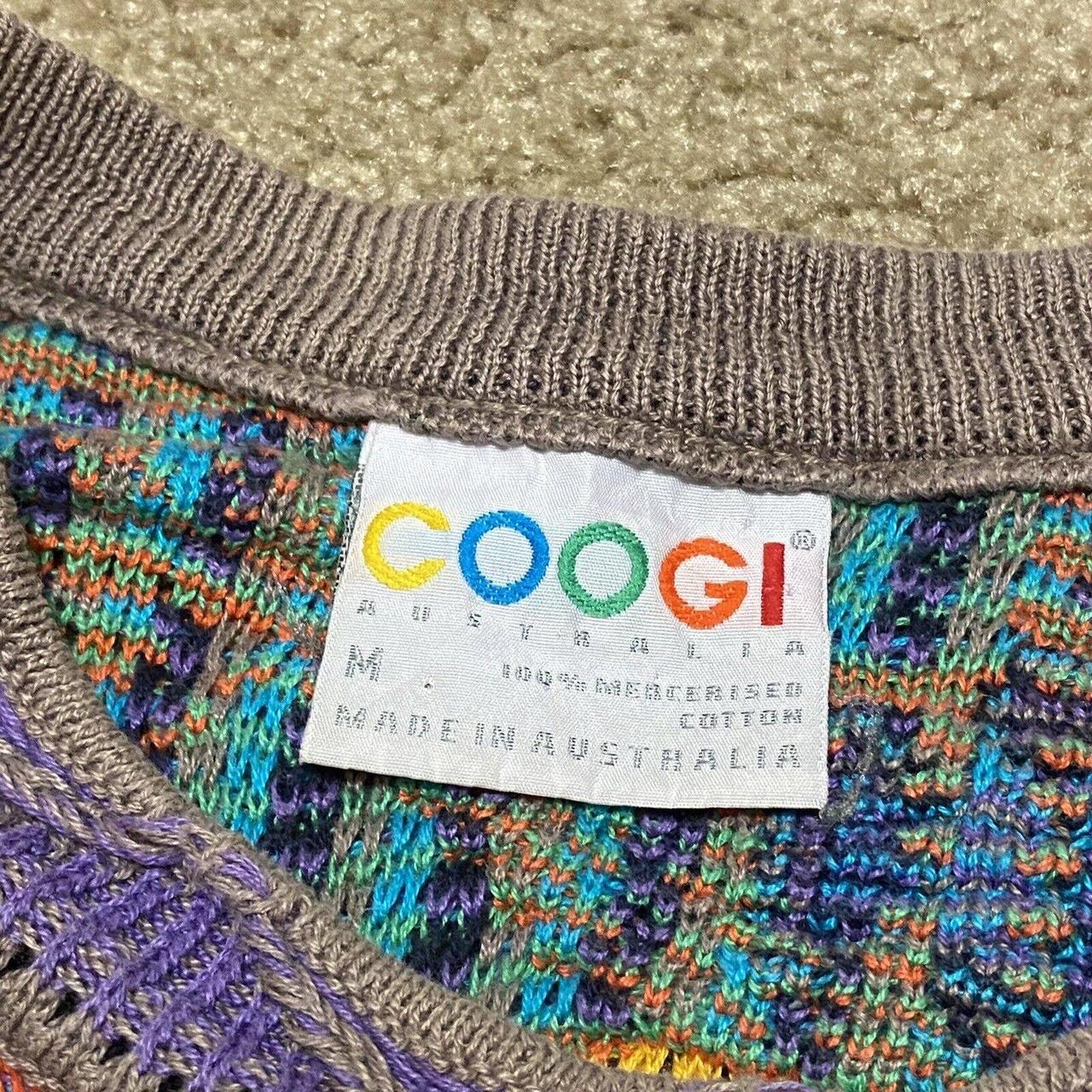 Vintage COOGI Sweater Mens Size Medium Multicolor... - Depop