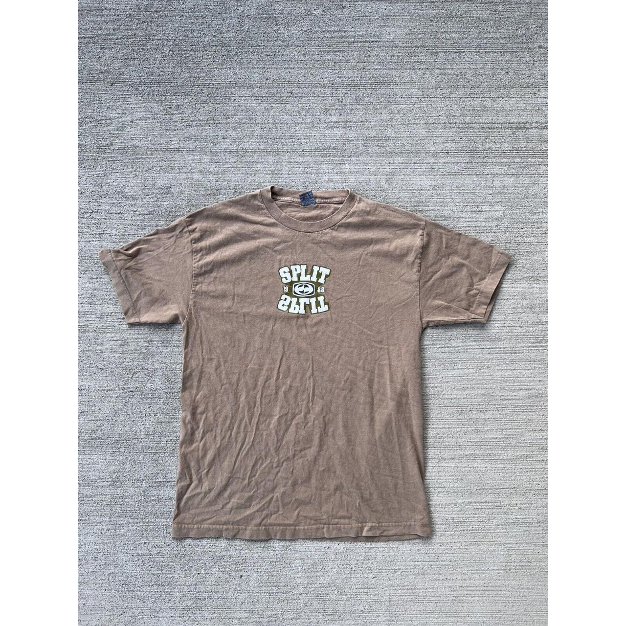 Y2K Split Clothing Essential Logo Shirt Size Large... - Depop