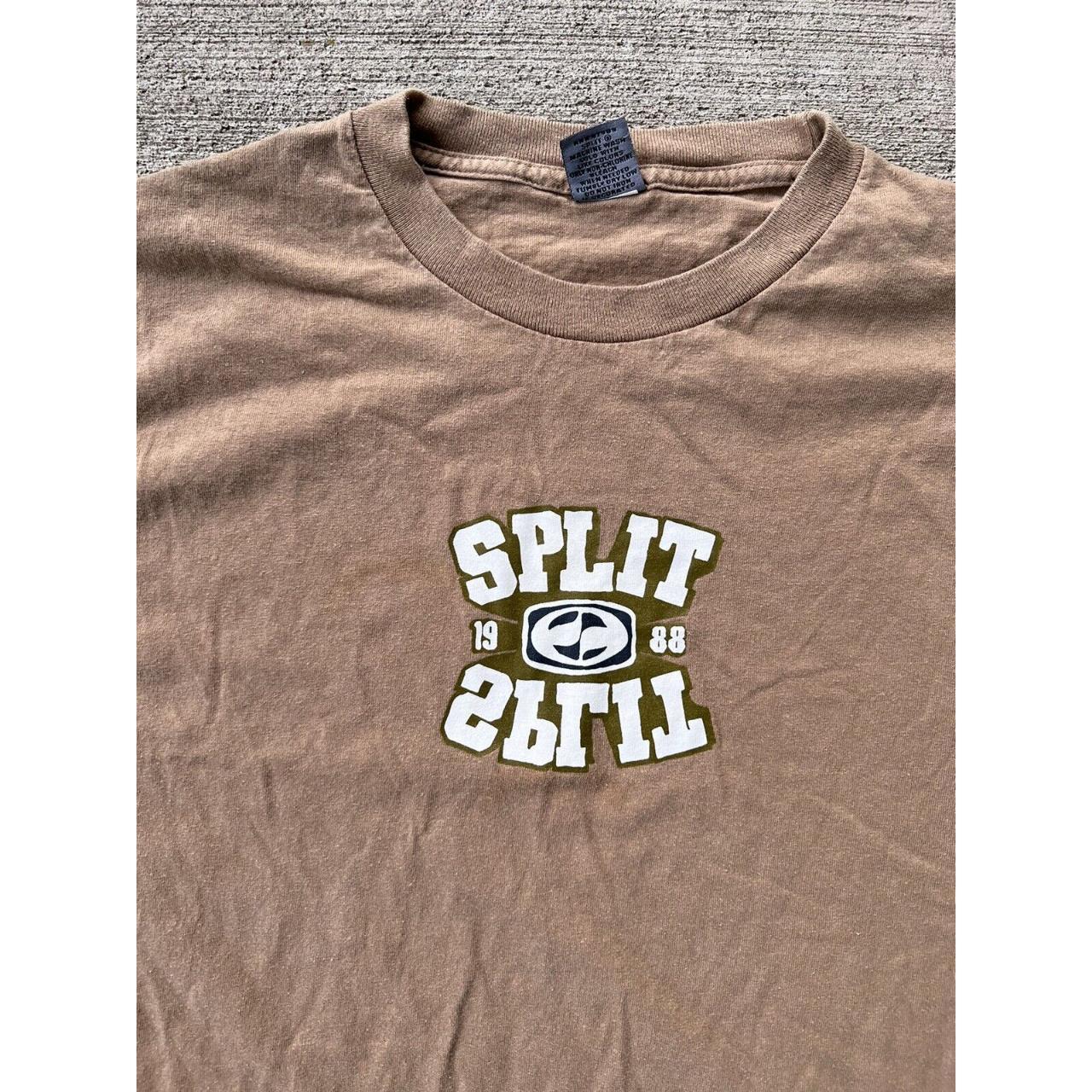 Y2K Split Clothing Essential Logo Shirt Size Large... - Depop