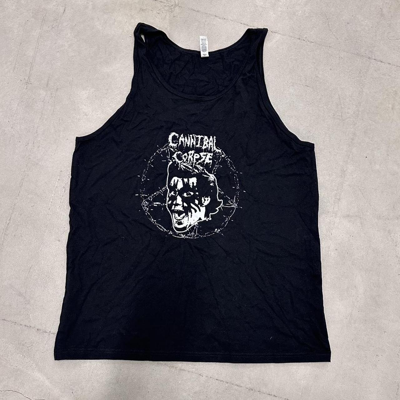 early 2000s cannibal corpse death metal tank top... | Depop