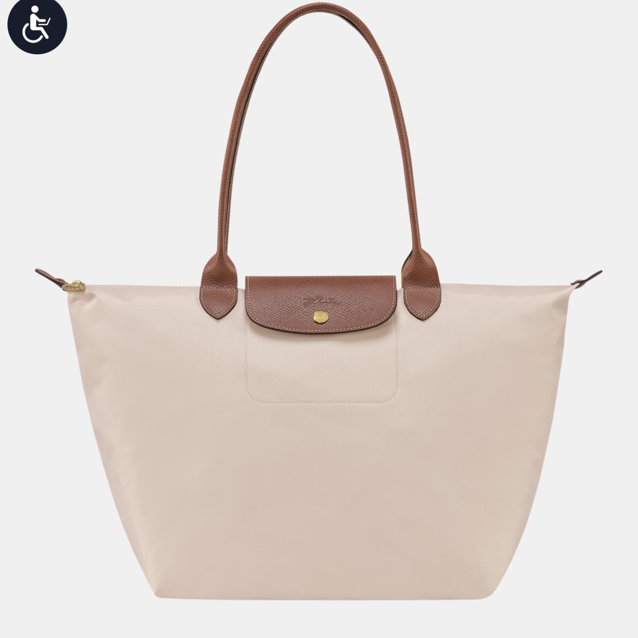 Longchamp le pliage tote - ivory / cream /... - Depop