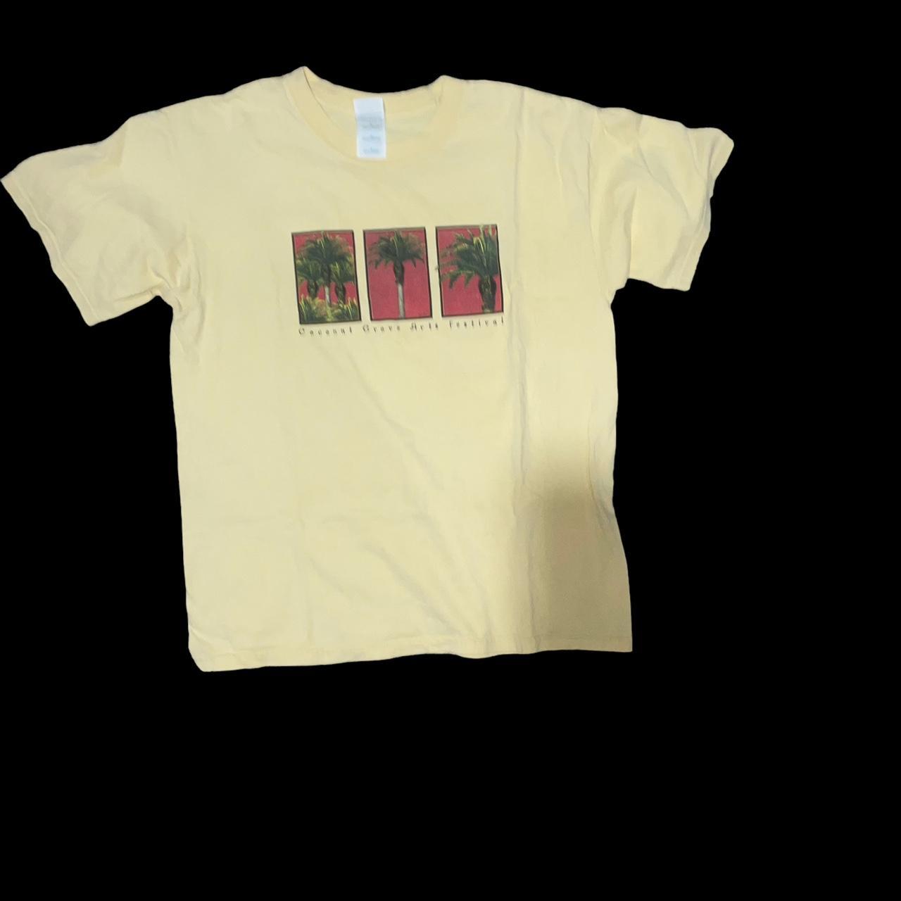 COCONUT GRAVE ARTS FESTIVAL T SHIRT - SIZE L - GOOD... - Depop