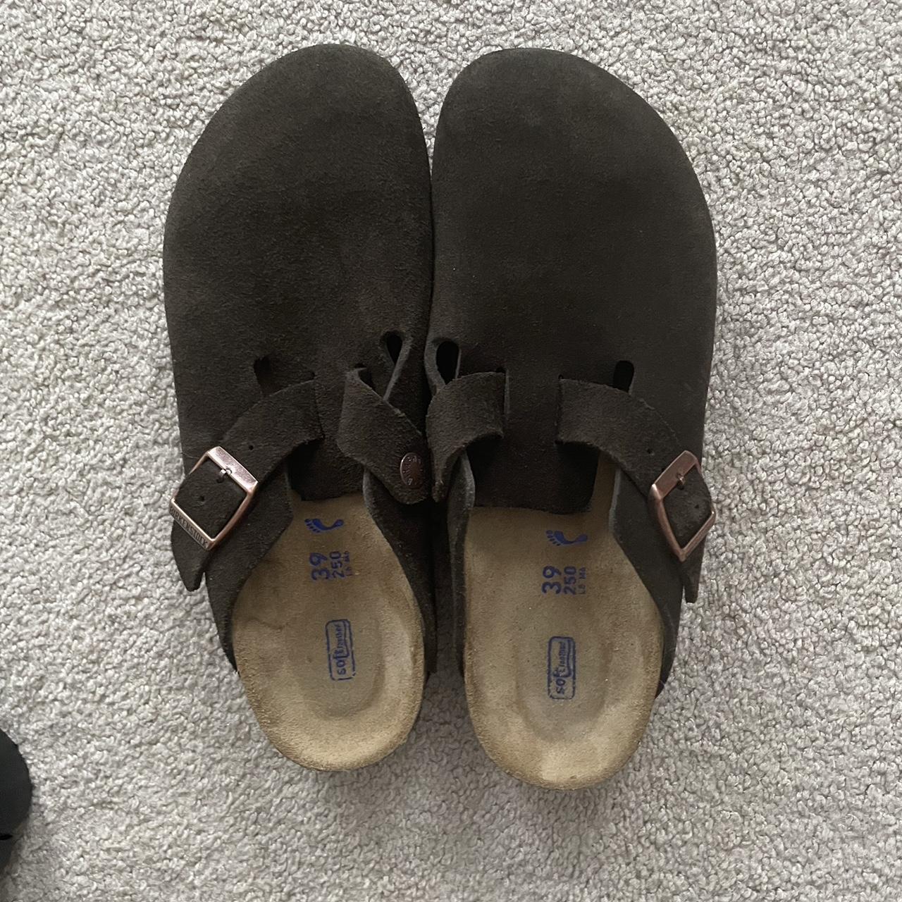 Birkenstock Boston Clogs in color “mocha” Size 6... - Depop