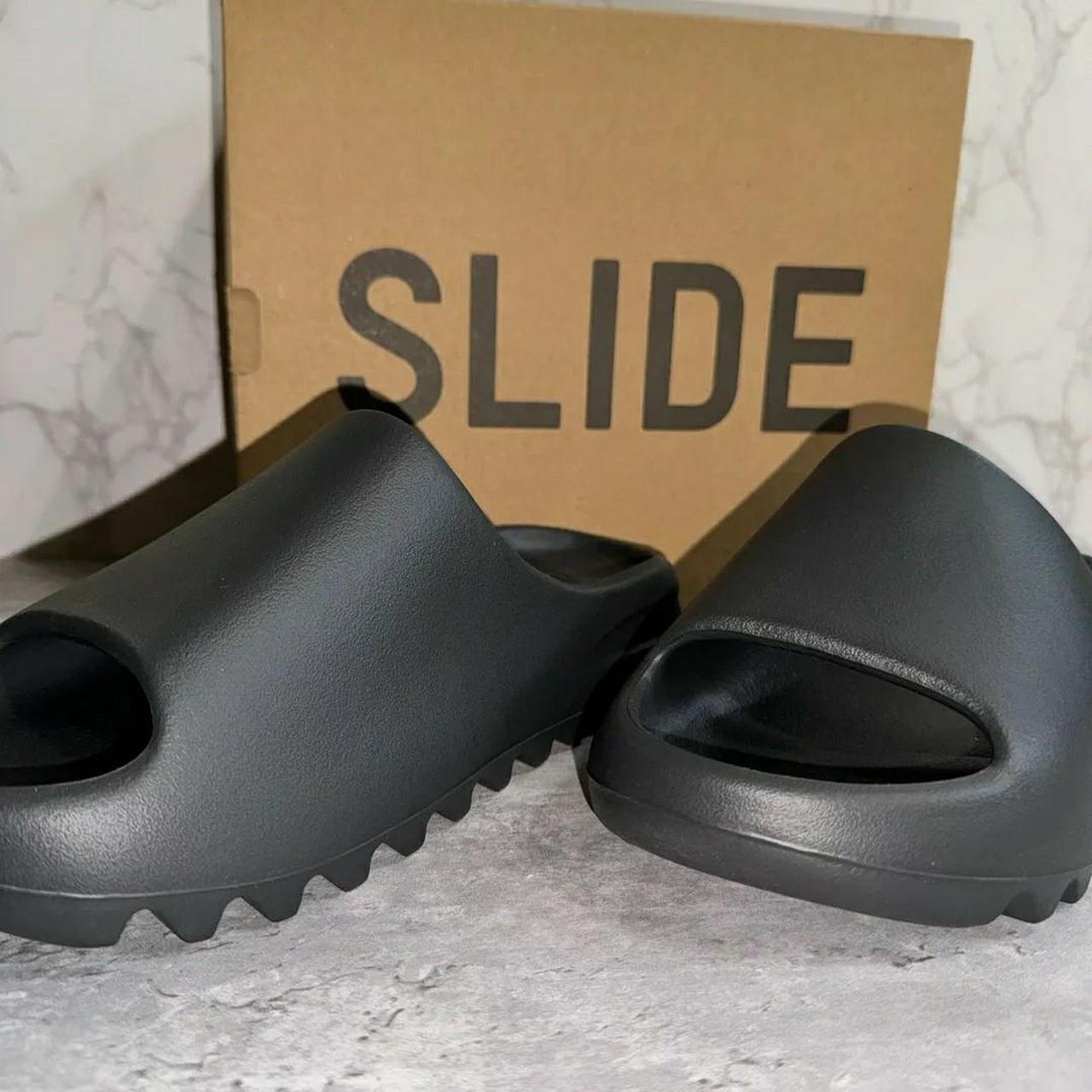 Black Yeezy Slides. #yeezy #slides #casual | Depop