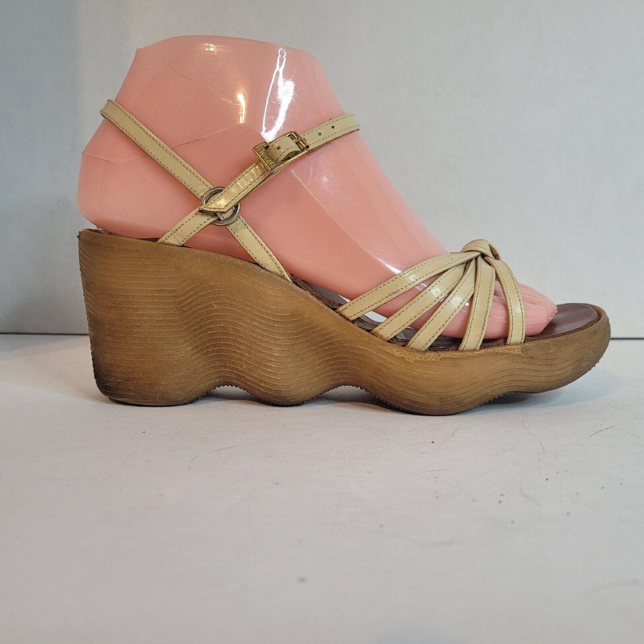 Authentic Vintage Famolare Go There Wavy Platform... - Depop