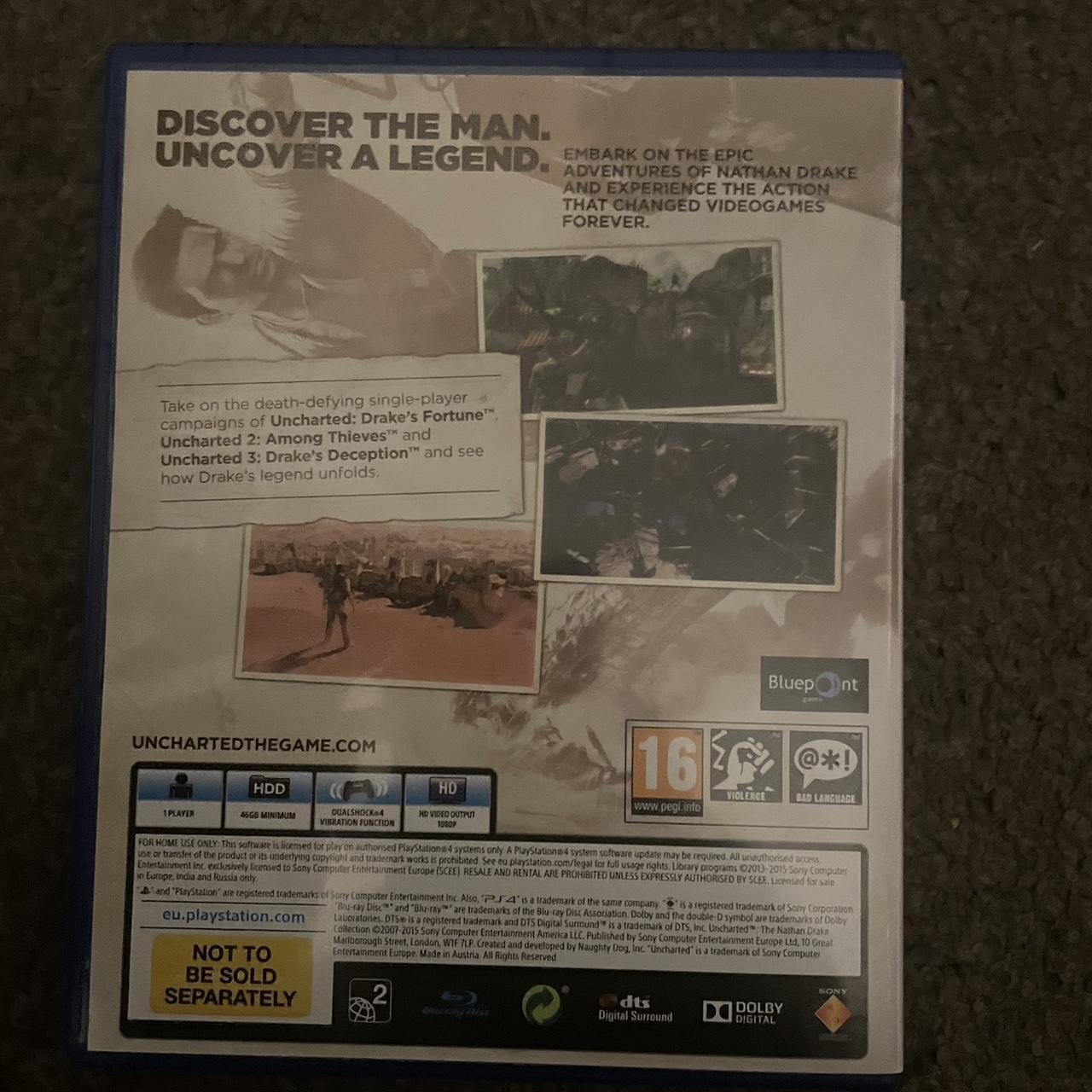 Uncharted: The Nathan Drake Collection PS4 - Depop